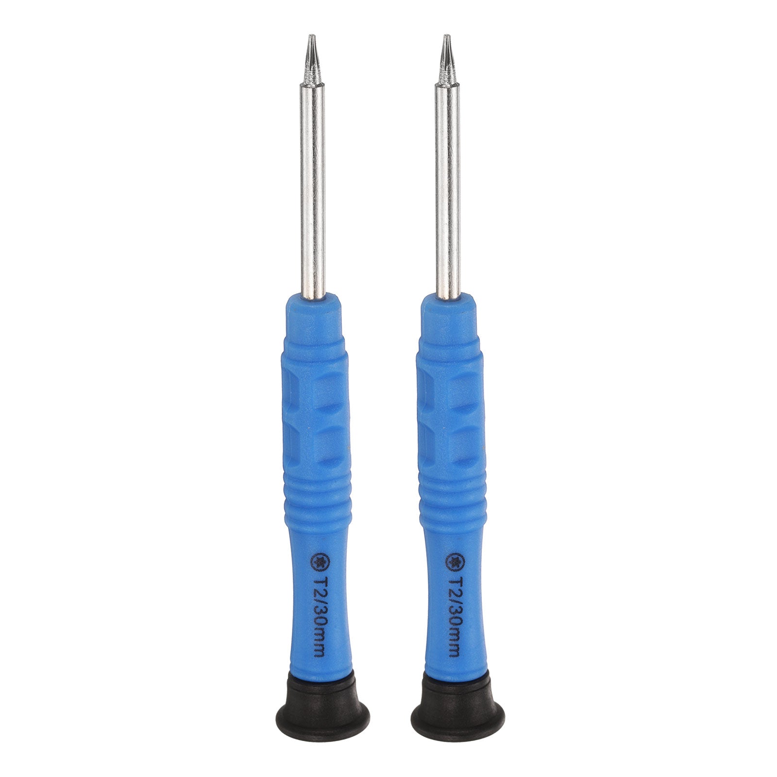 2pcs T2 Torx Mini Screwdriver 3mm Shank Torx Head, Blue | Harfington