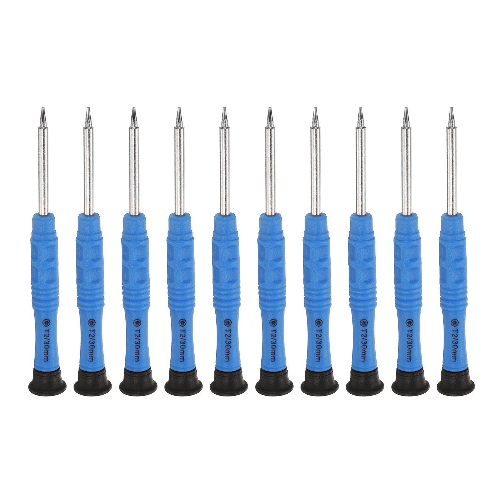 10pcs T2 Torx Mini Screwdriver 3mm Shank Torx Head, Blue | Harfington