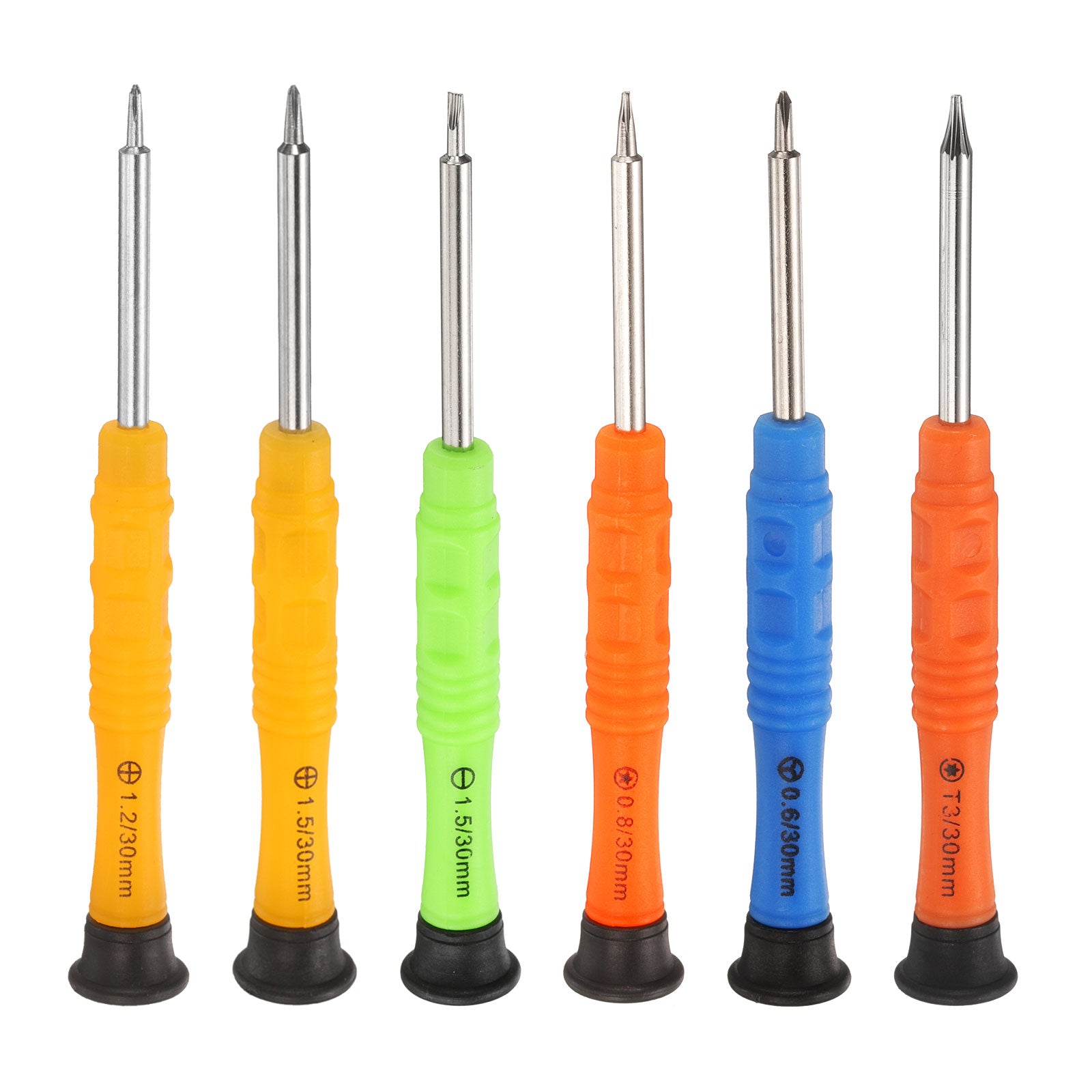 6pcs Mini Screwdriver Set Phillips Slotted Torx Star Y-type Magnetic ...
