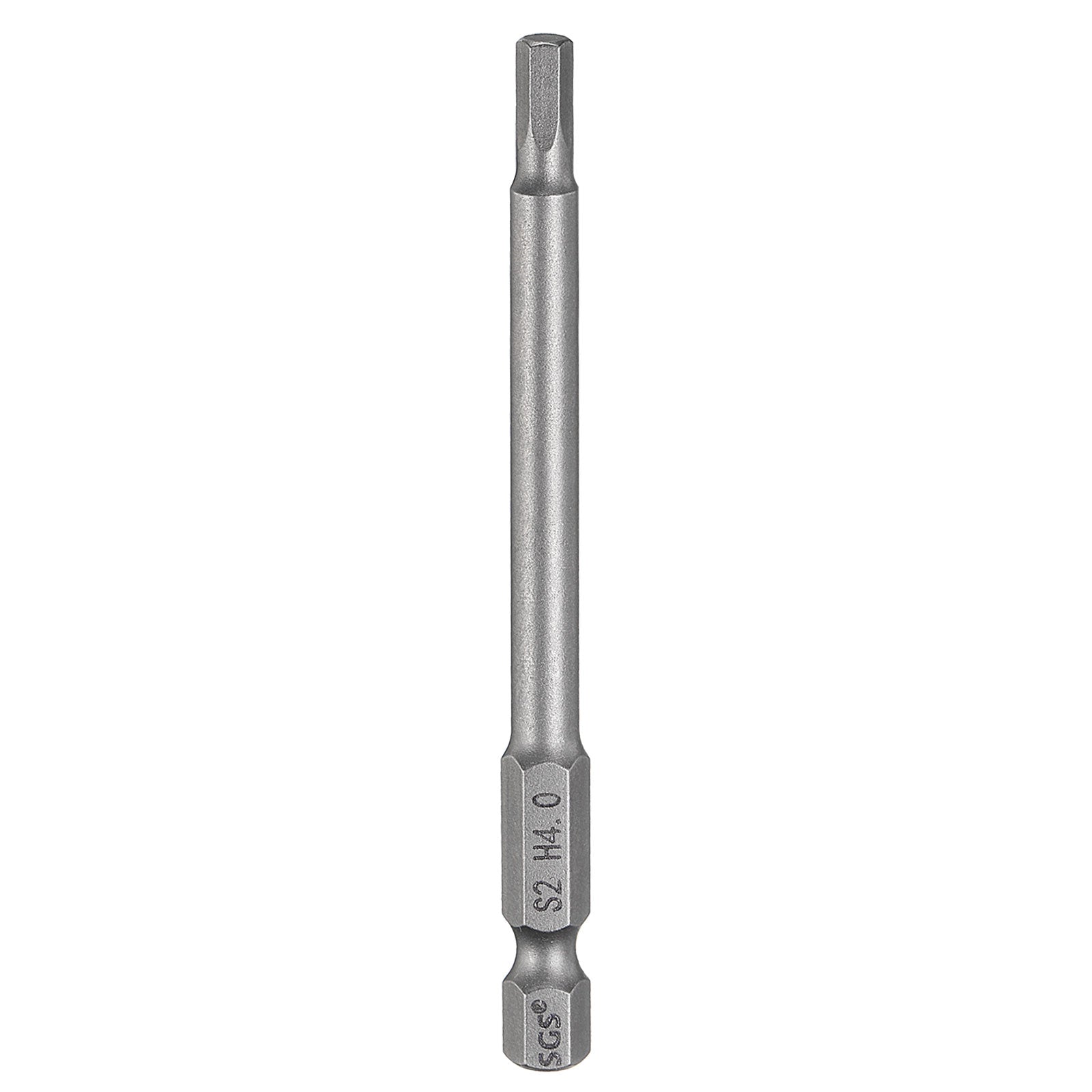 H4.0 Hex Head Drill Bit Wrench 4mm Flat Tip 1/4" Shank 100mm Long ...