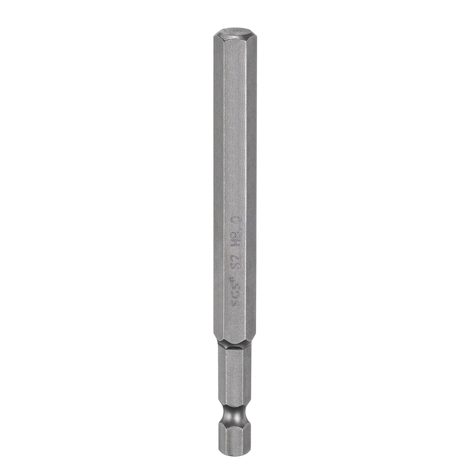 H8.0 Hex Head Drill Bit Wrench 8mm Flat Tip 1/4" Shank 100mm Long ...