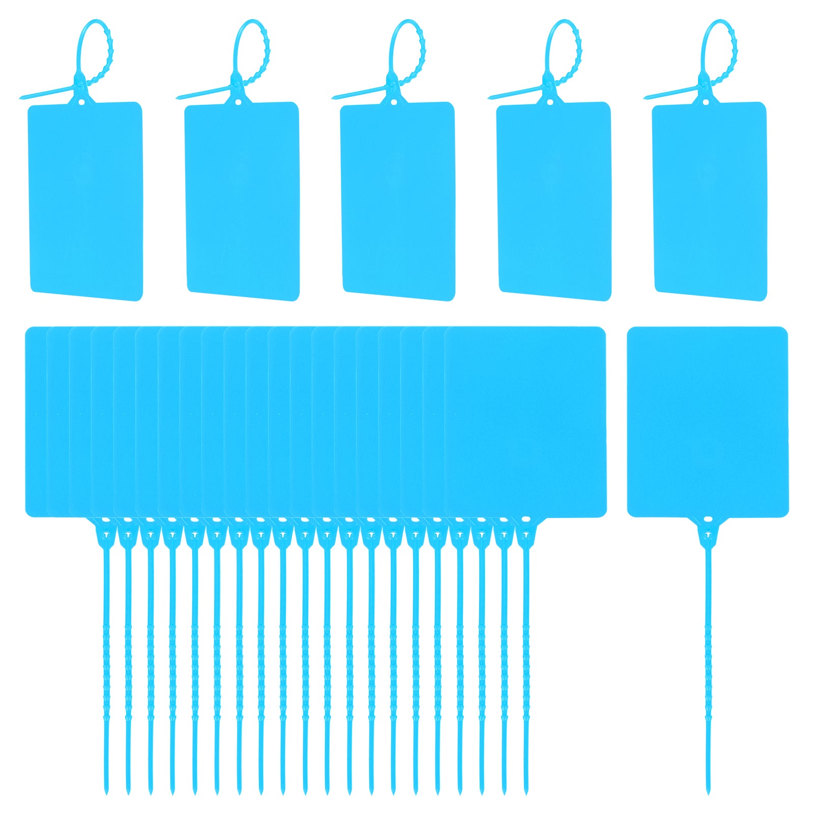 Plastic Seals Shipping Tags, for Plastic Tie Mark 3.1x3.9 Inch Blue ...