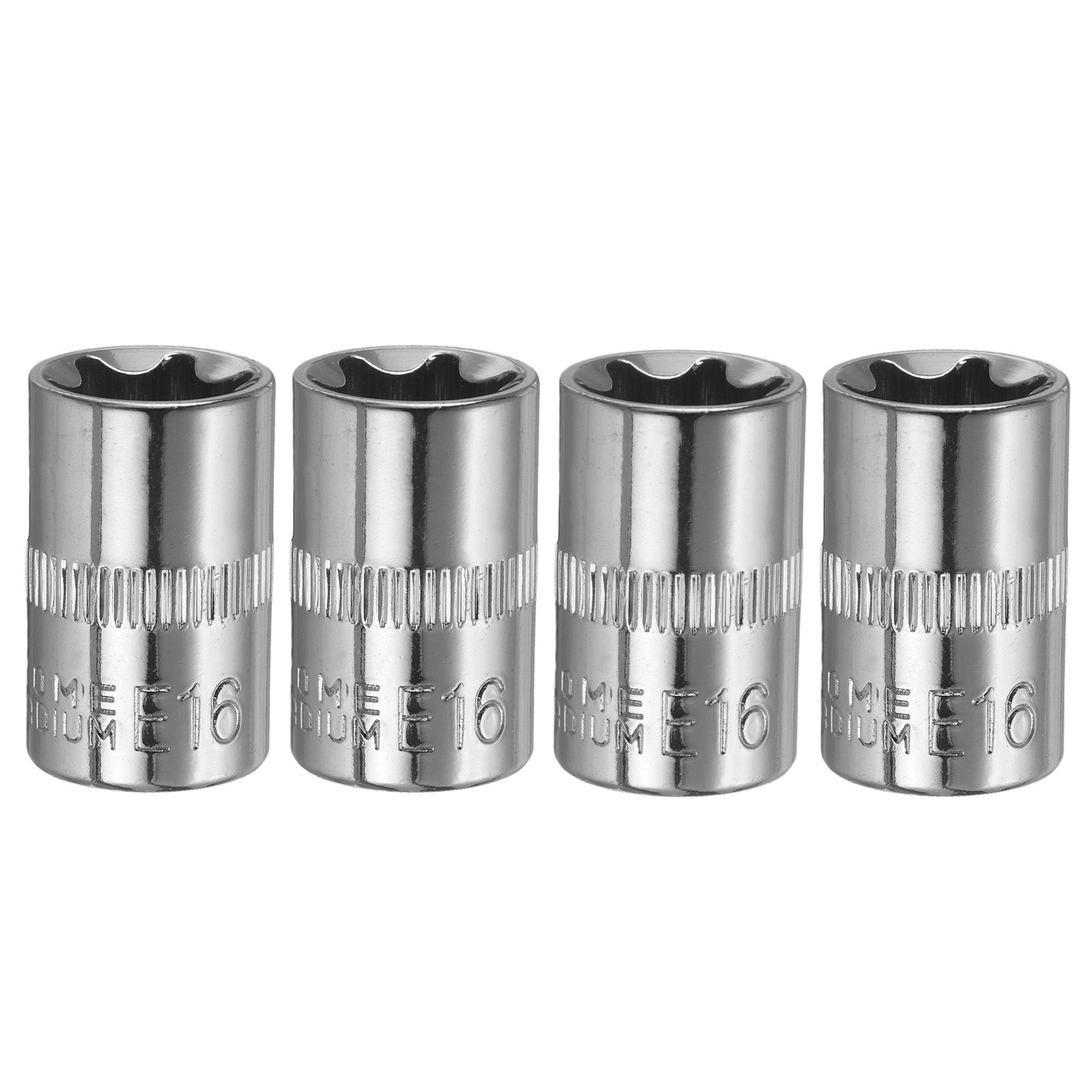 4pcs E-Torx Socket 3/8" Drive E16 External Torx Deep Socket 1.2" Star ...