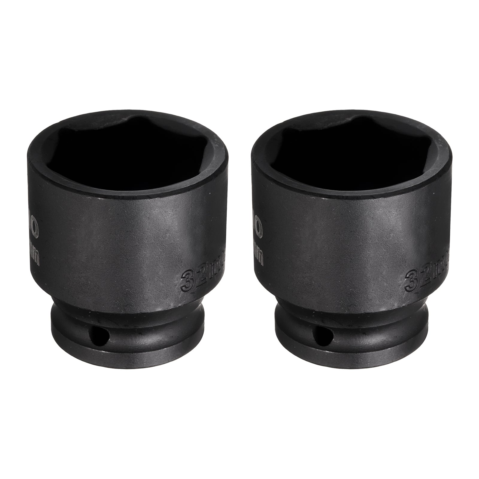 2pcs 6-Point Impact Socket 32mm Socket 1/2" Drive 1.5" Shallow Length ...