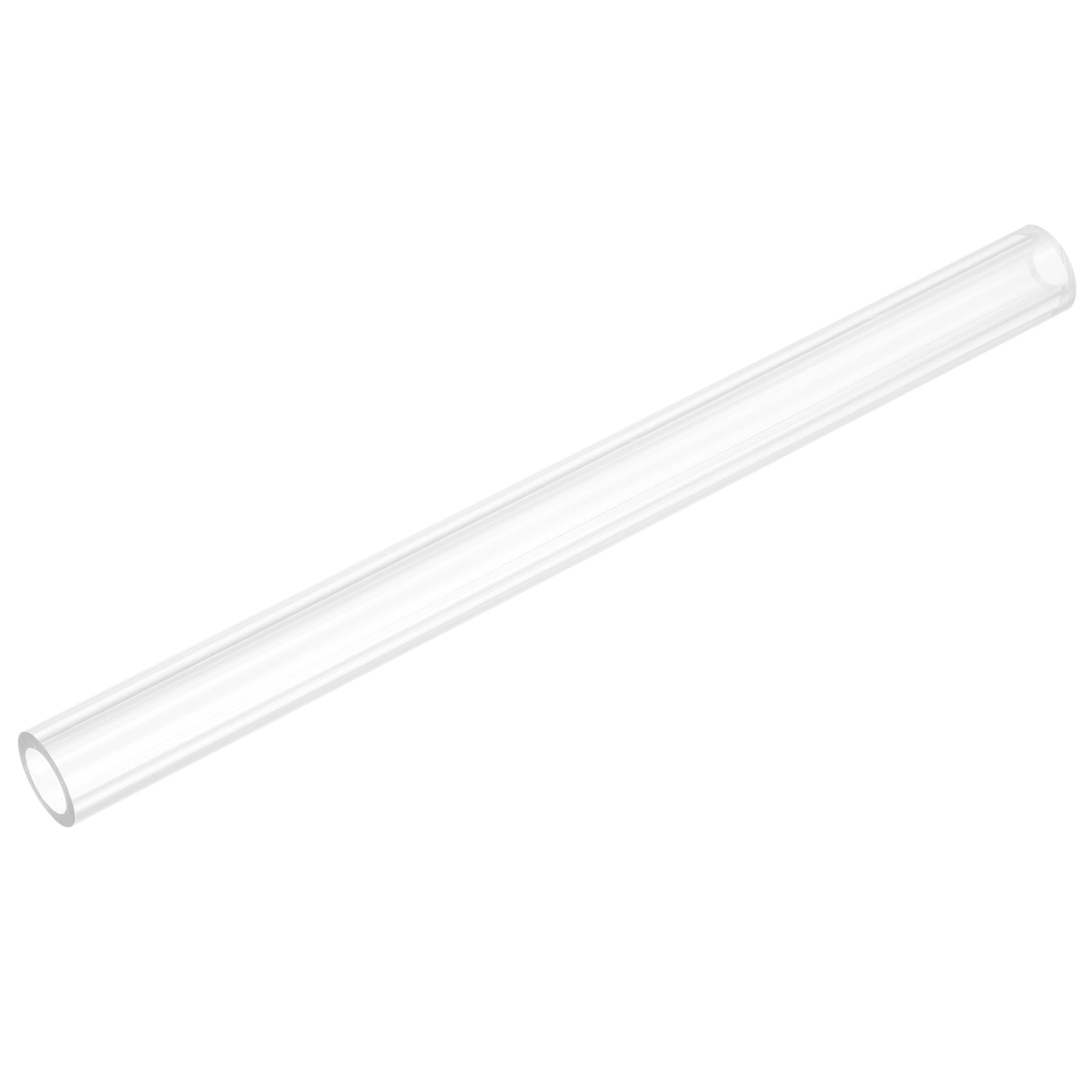 Uxcell Rigid Round Clear Tubing 18mm ID x 20mm OD x 250mm Length ...