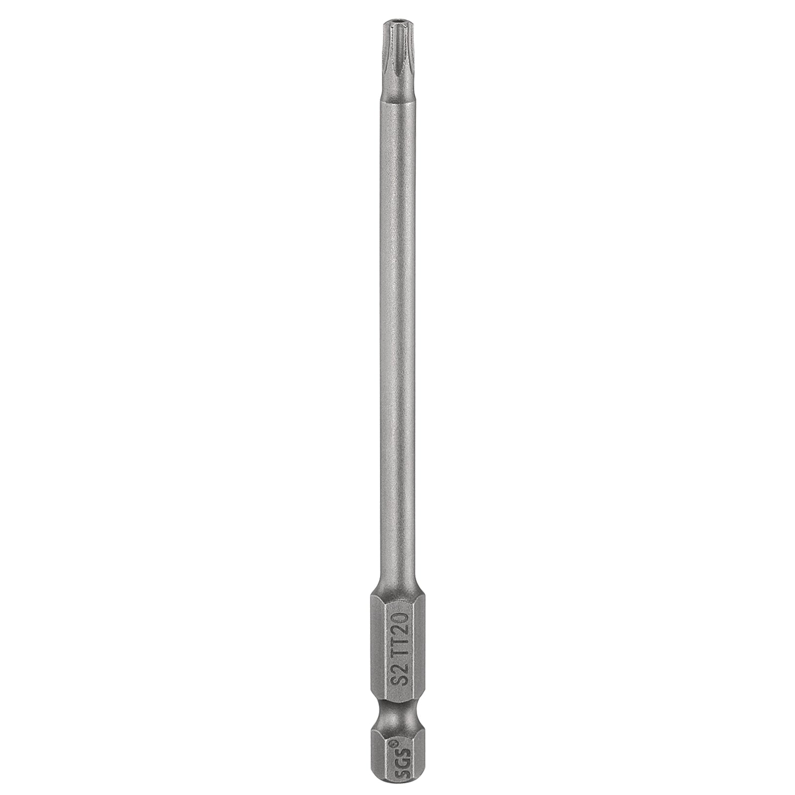 TT20 Torx Head Screwdriver Bit 4.33" Long 1/4" Hex Shank Magnetic Screw ...