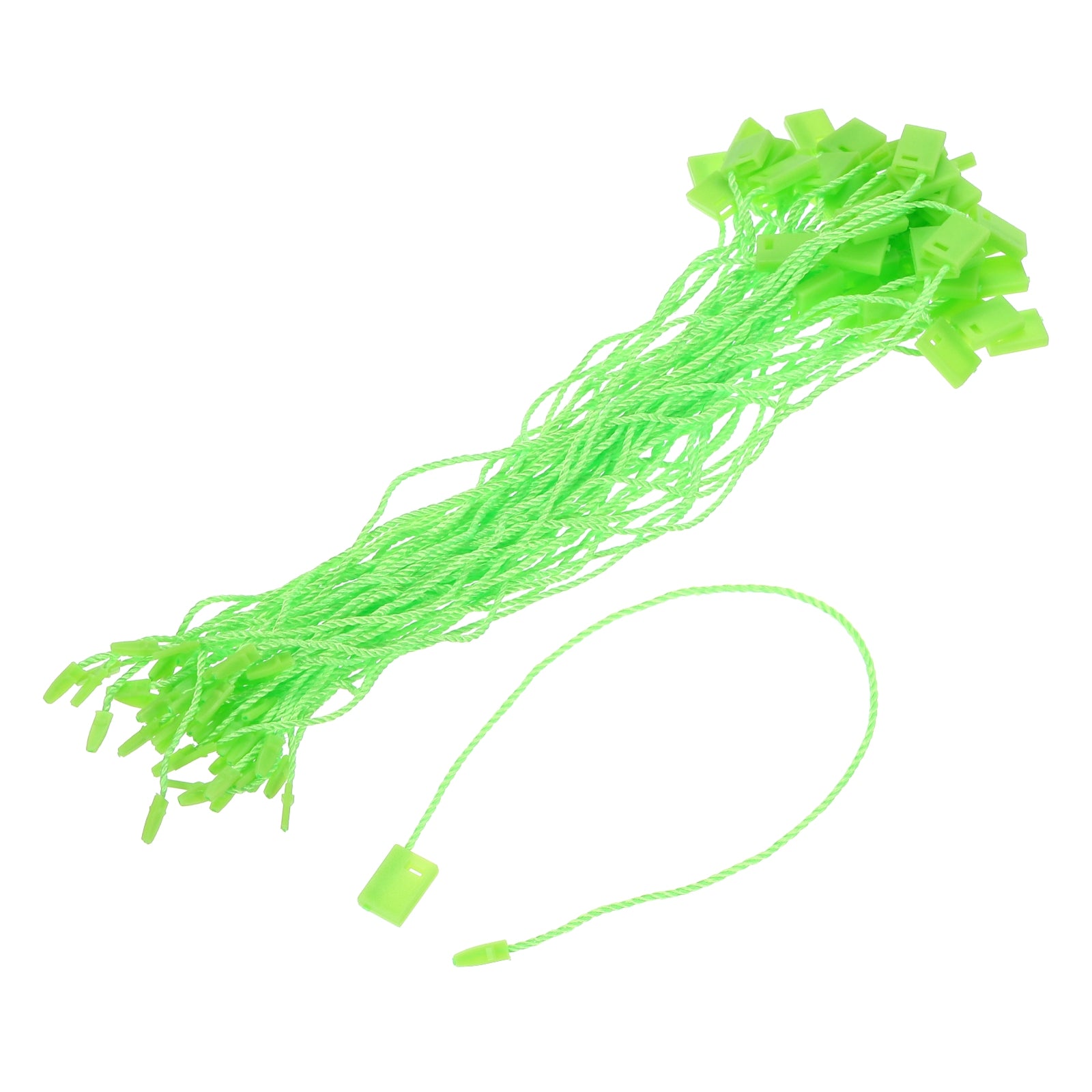 500Pcs Nylon Hang Tag String 6.7Inch Snap Lock Pins Loop Price Tag ...