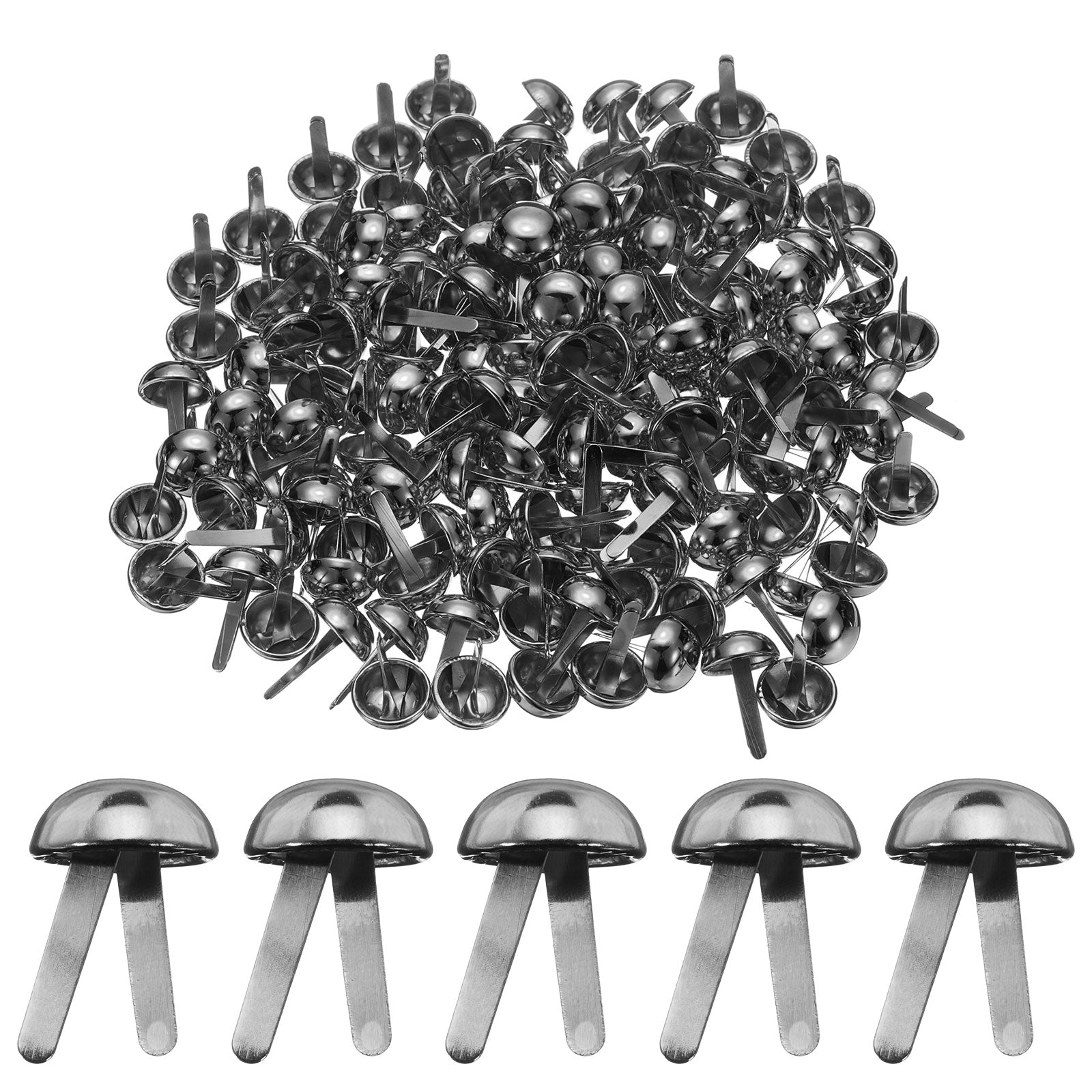 100pcs Brads Paper Fastener, 12mmx20mm Metal Split Pin for Paper Craft ...