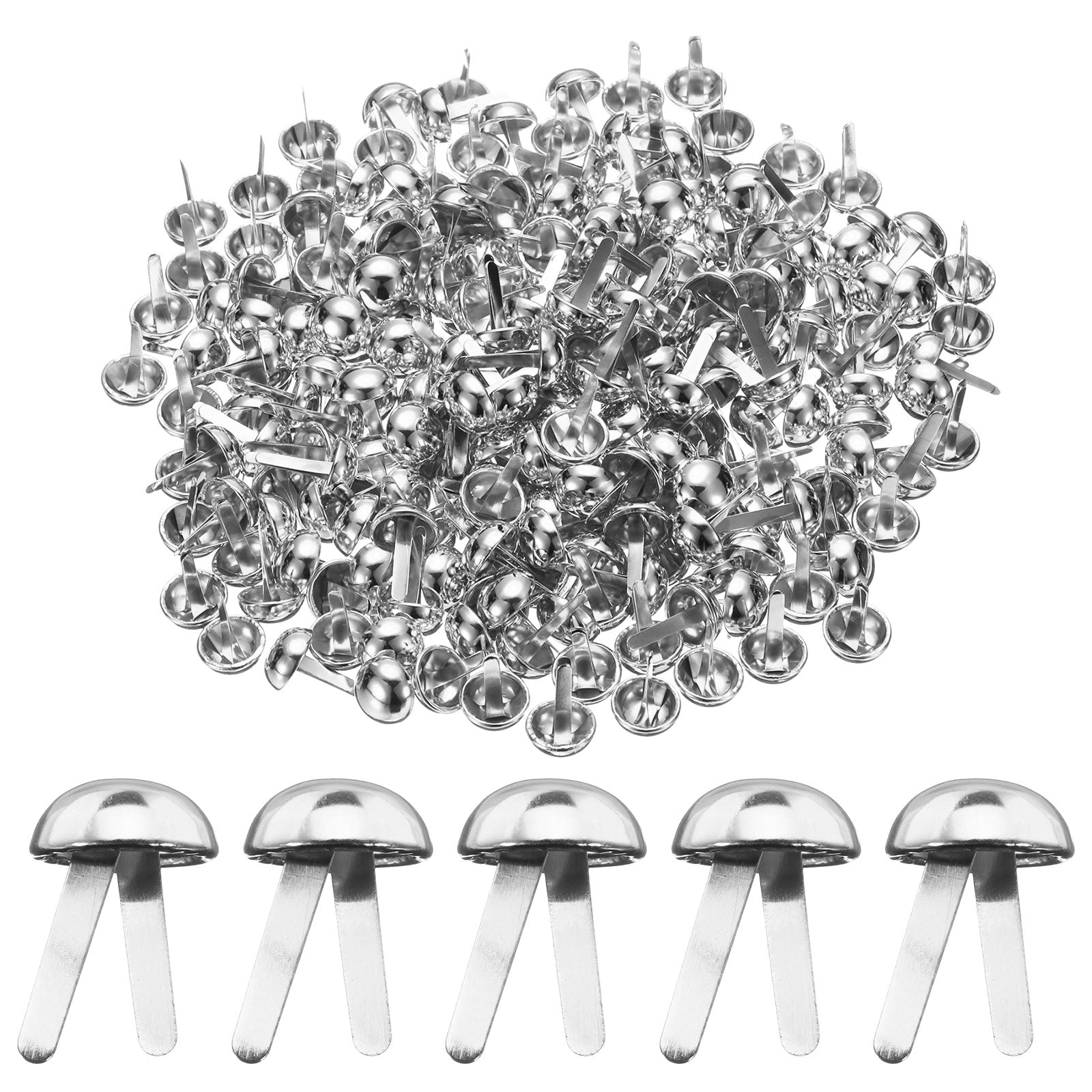 500pcs Brads Paper Fastener, 12mmx20mm Metal Split Pin for Paper Craft ...