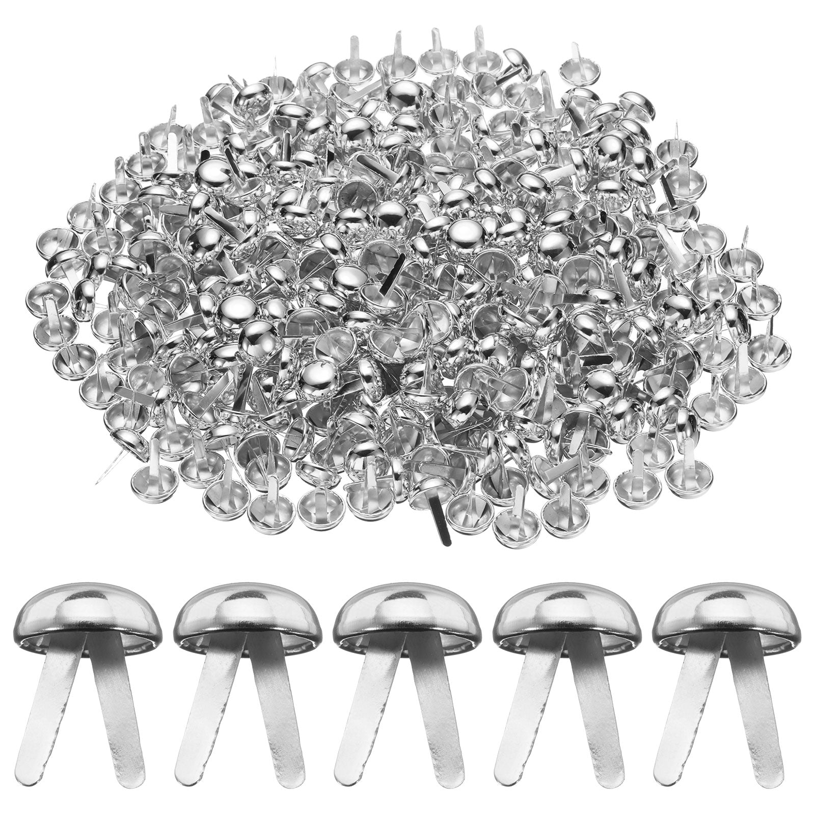 500pcs Brads Paper Fastener, 15mmx22mm Metal Split Pin for Paper Craft ...