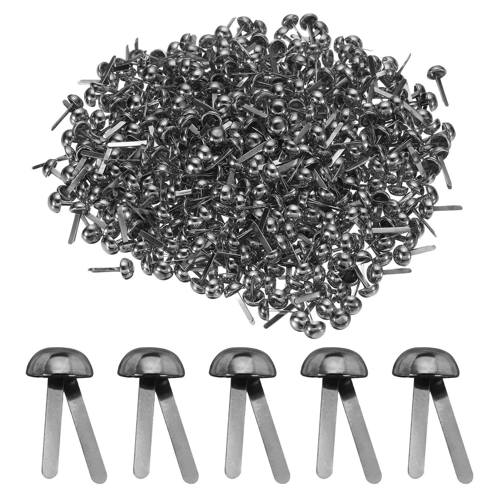 500pcs Brads Paper Fastener, 6mmx13mm Metal Split Pin for Paper Craft ...