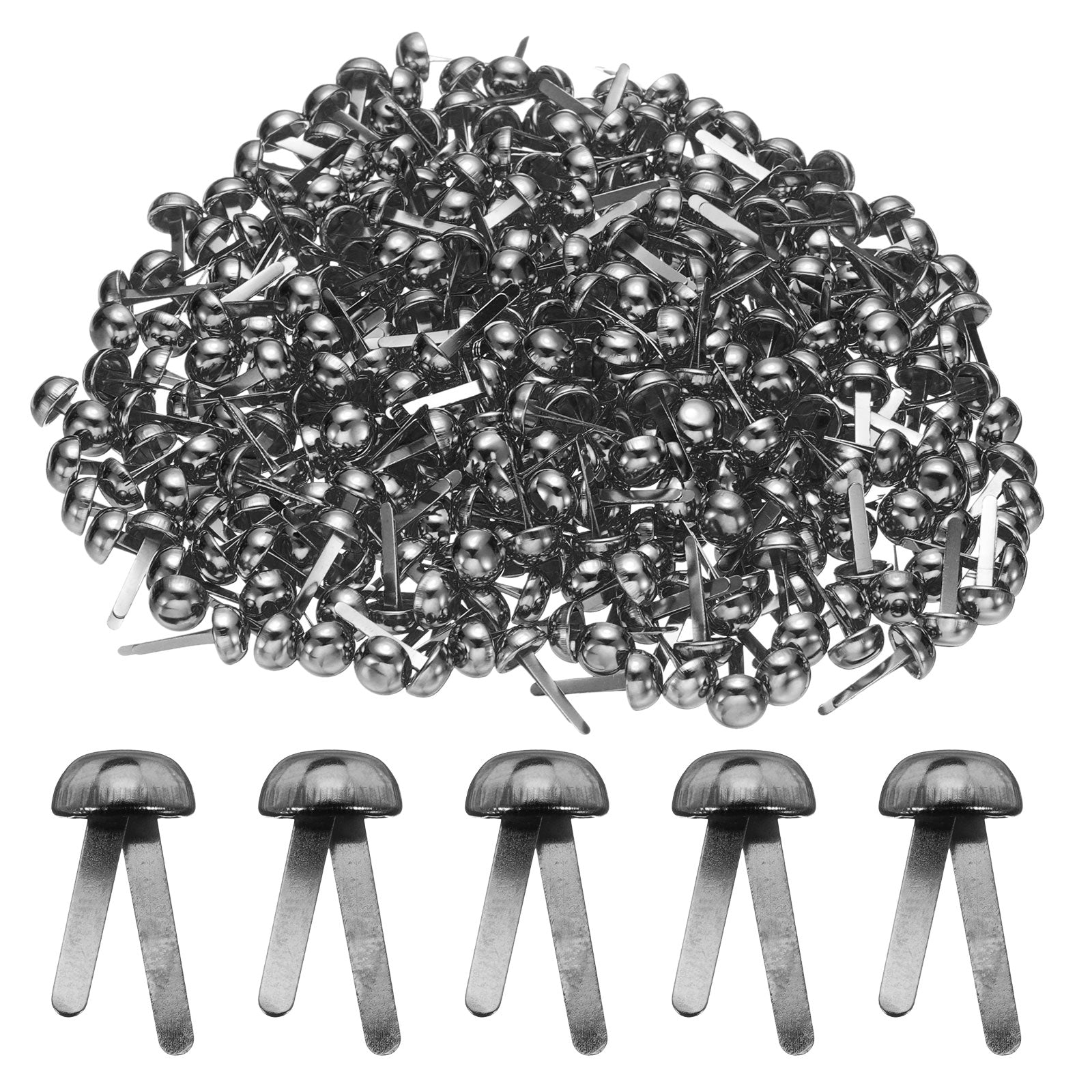 500pcs Brads Paper Fastener, 8mmx17mm Metal Split Pin for Paper Craft ...