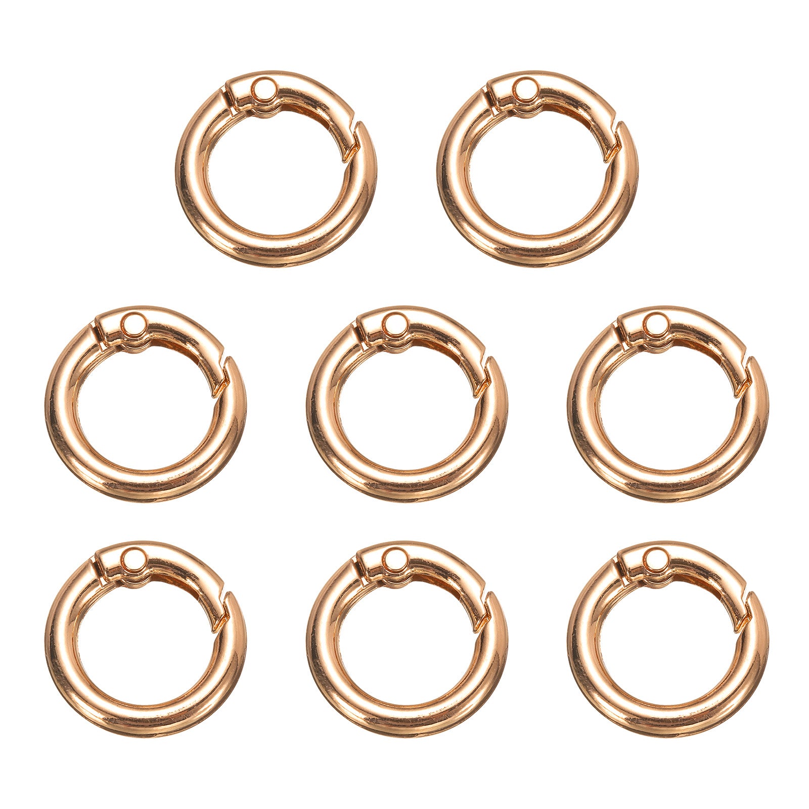 8pcs Spring O Ring Clip, Metal Spring Clasp Key Ring, 20mm / 3/4-inch ...