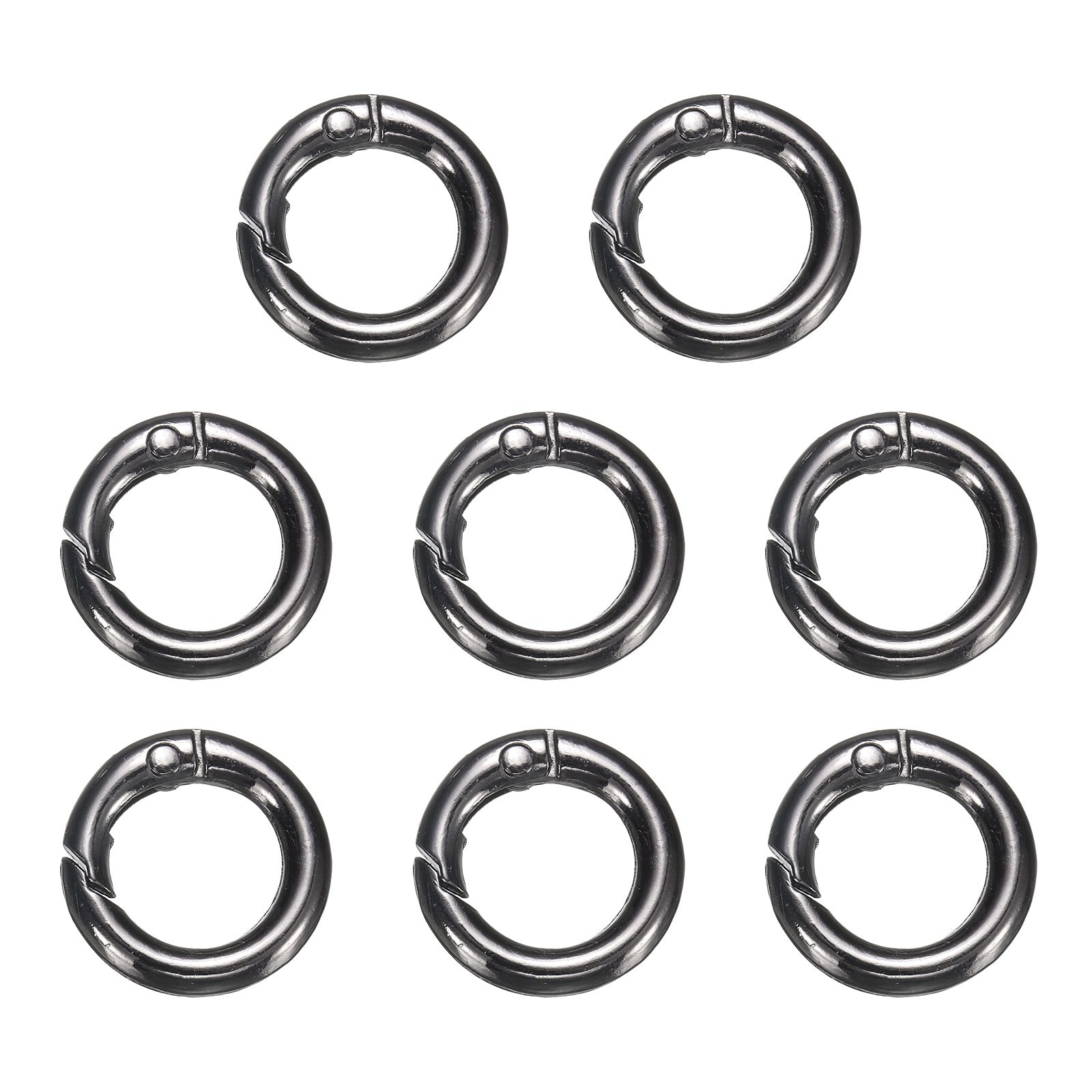 8pcs Spring O Ring Clip, Metal Spring Clasp Key Ring, 20mm / 3/4-inch ...