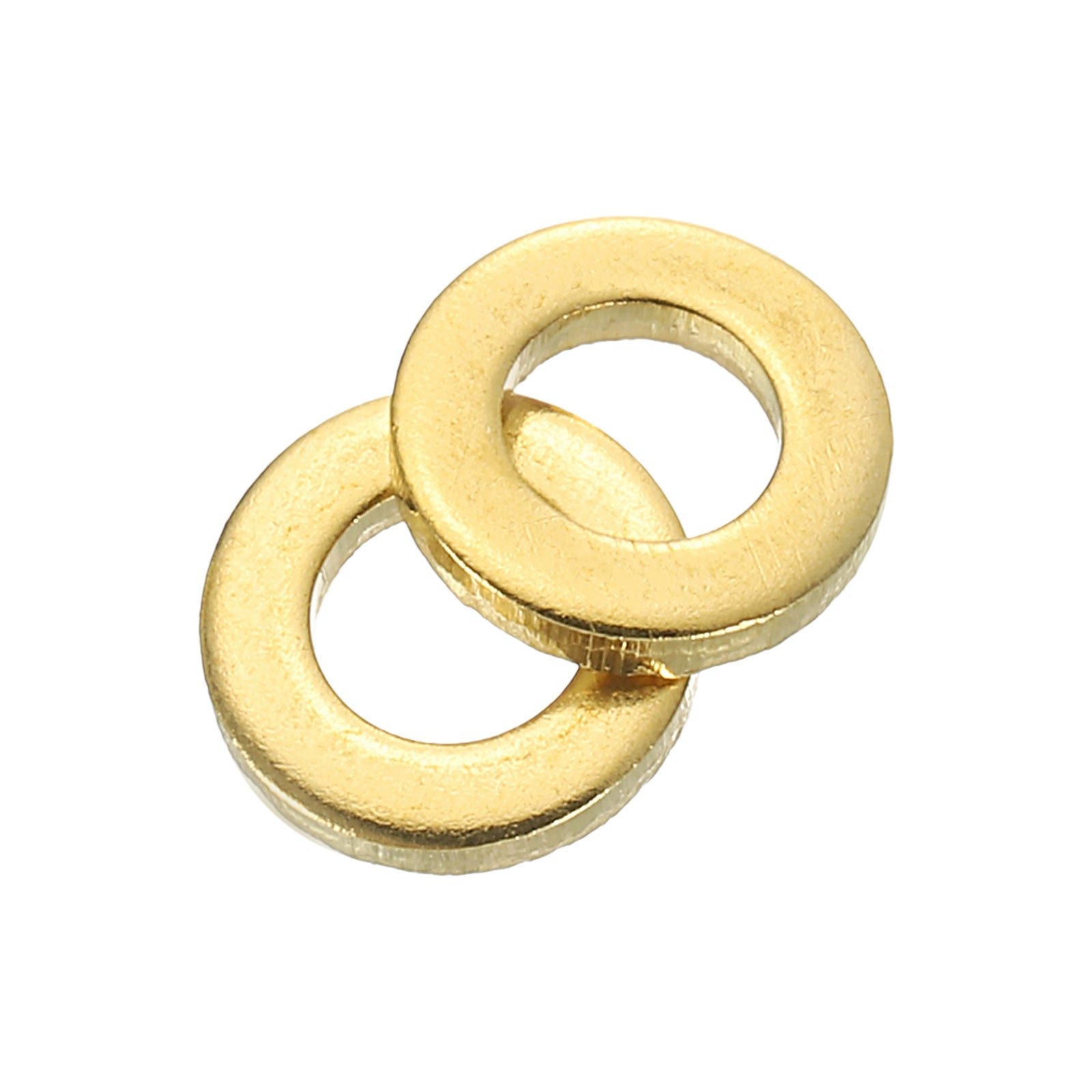 Uxcell M3 Flat Washer, 240Pcs Brass Ring Washers 6mm OD 1mm Thick ...