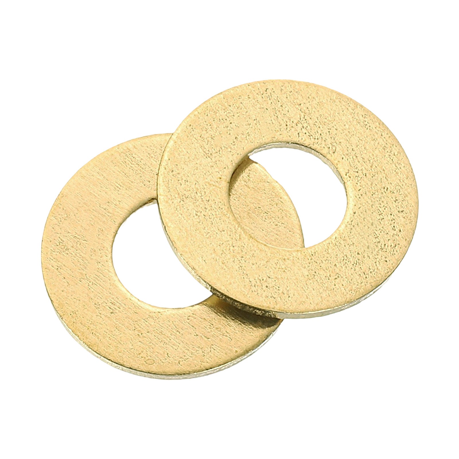 Uxcell M6 Flat Washer, 40Pcs Brass Ring Washers 14mm OD 1mm Thick ...