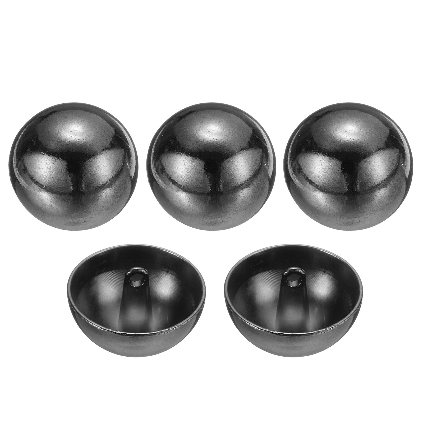 5pcs Metal Round Sewing Buttons 25mm Single Hole Craft DIY Button ...