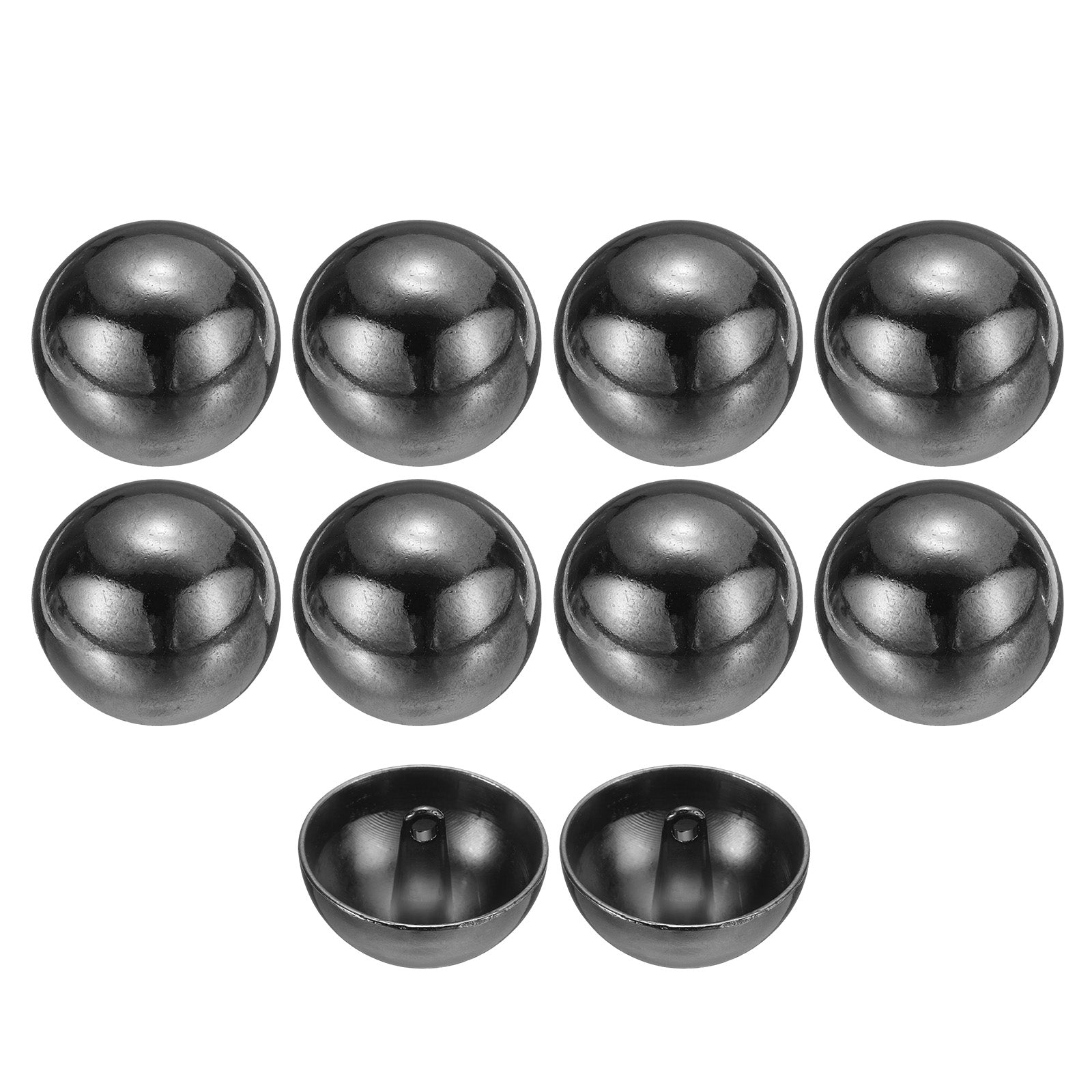 10pcs Metal Round Sewing Buttons 25mm Single Hole Craft DIY Button ...