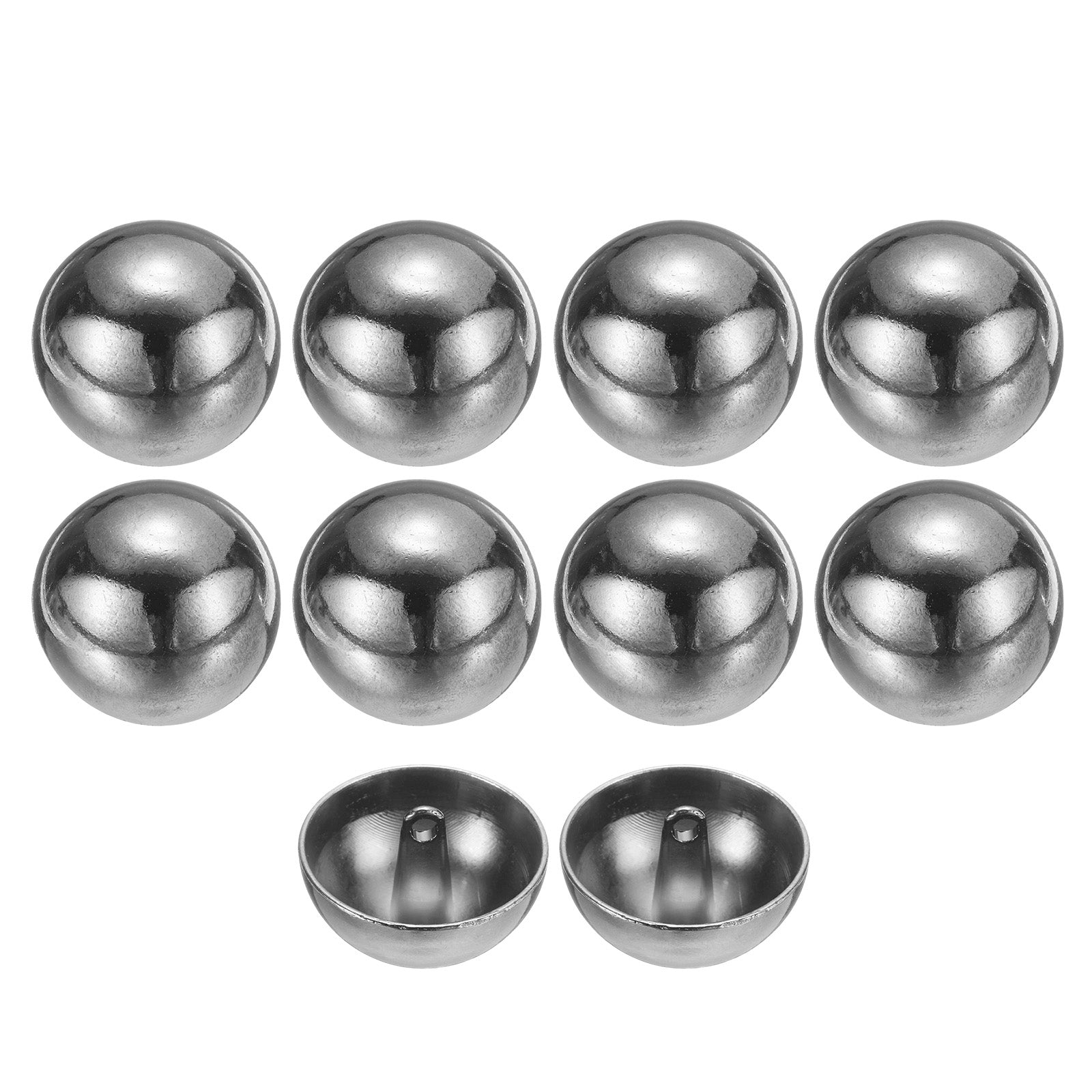 10pcs Metal Round Sewing Buttons 25mm Single Hole Craft DIY Button ...