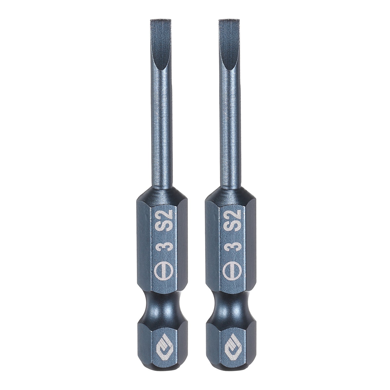 2pcs SL3 Magnetic Slotted Screwdriver Bits 2" Long Screwdriver Bit ...