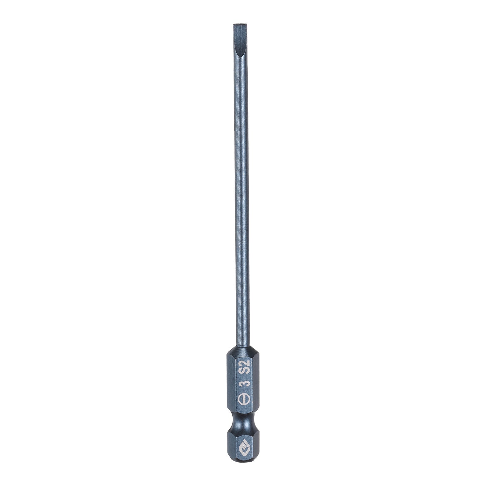 SL3 Magnetic Slotted Screwdriver Bits 4" Long Screwdriver Bit | Harfington