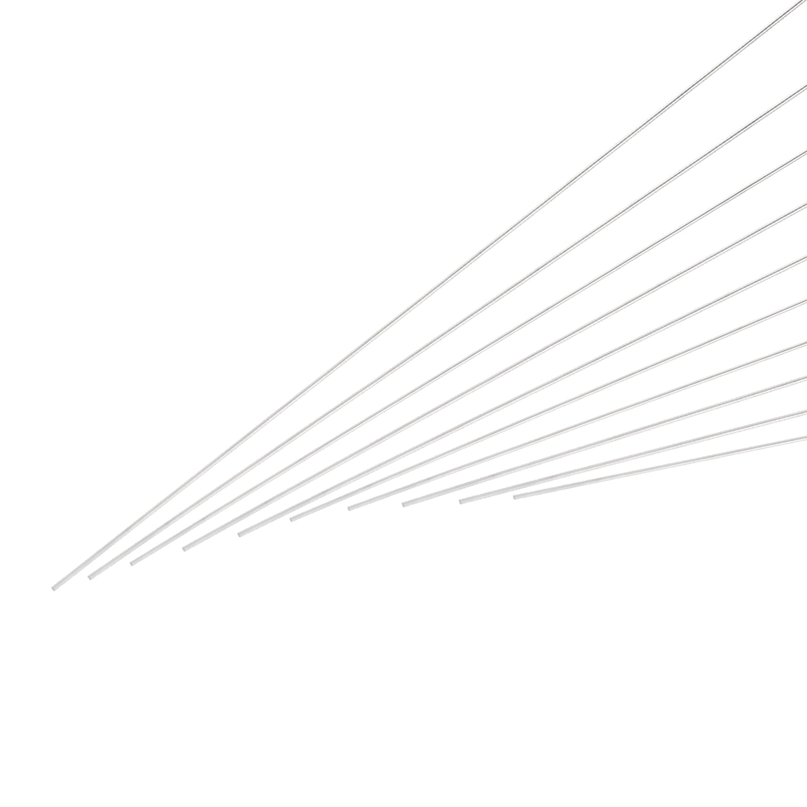 Uxcell 1mm x 200mm Stainless Steel Round Rod, Metal Solid Shaft Rods ...
