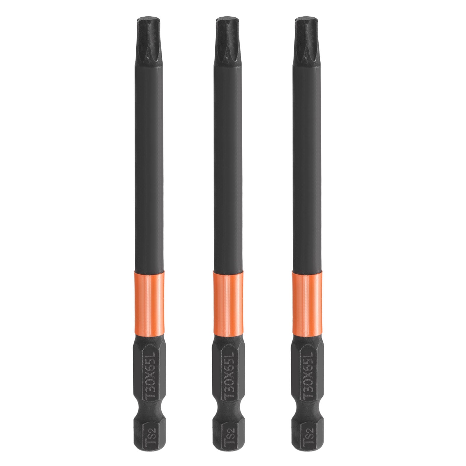 3pcs T30 Torx Head Screwdriver Bit 4" Long 1/4" Hex Shank Magnetic ...