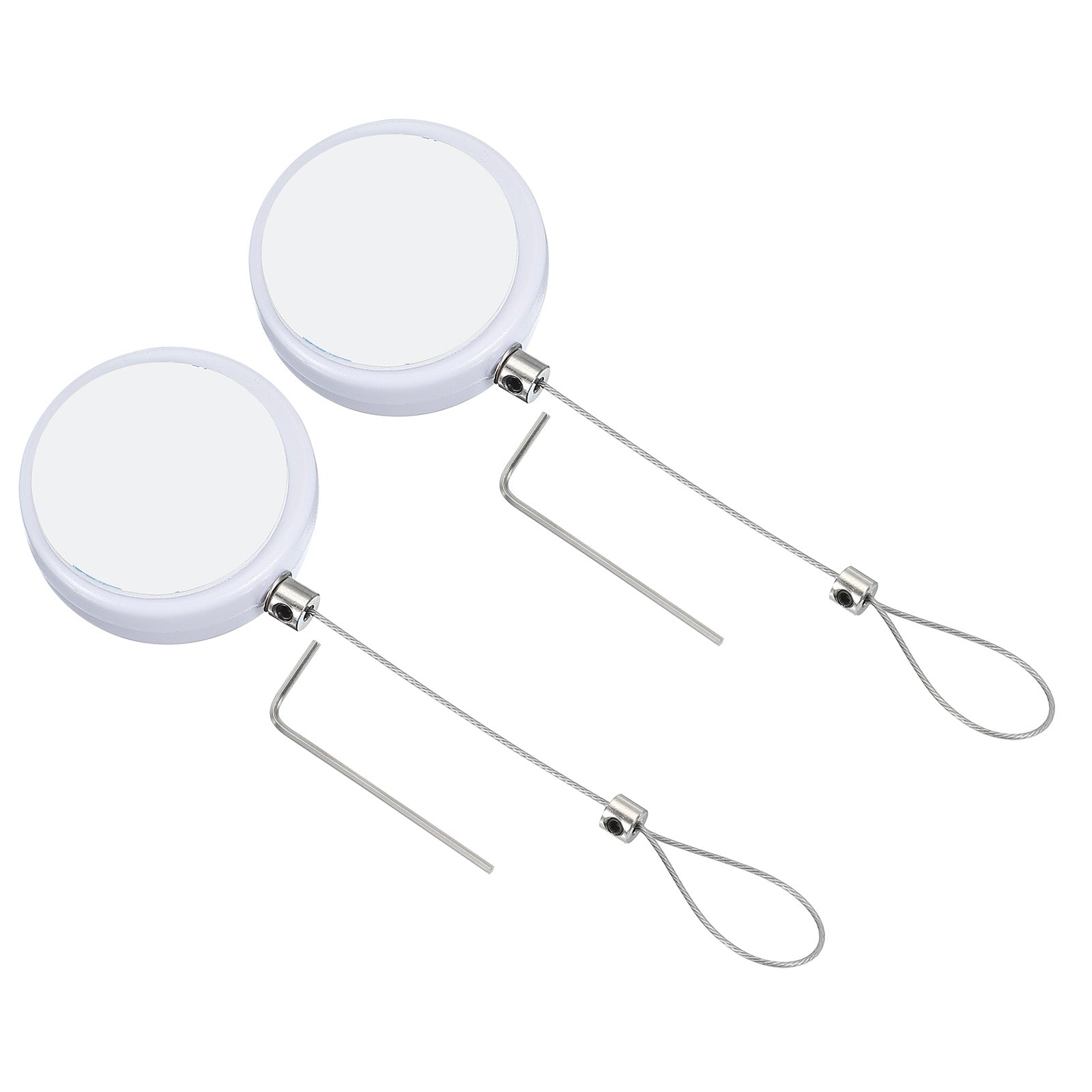 2 Pcs Retractable Remote Control Tether Security Remote Cable Lock ...