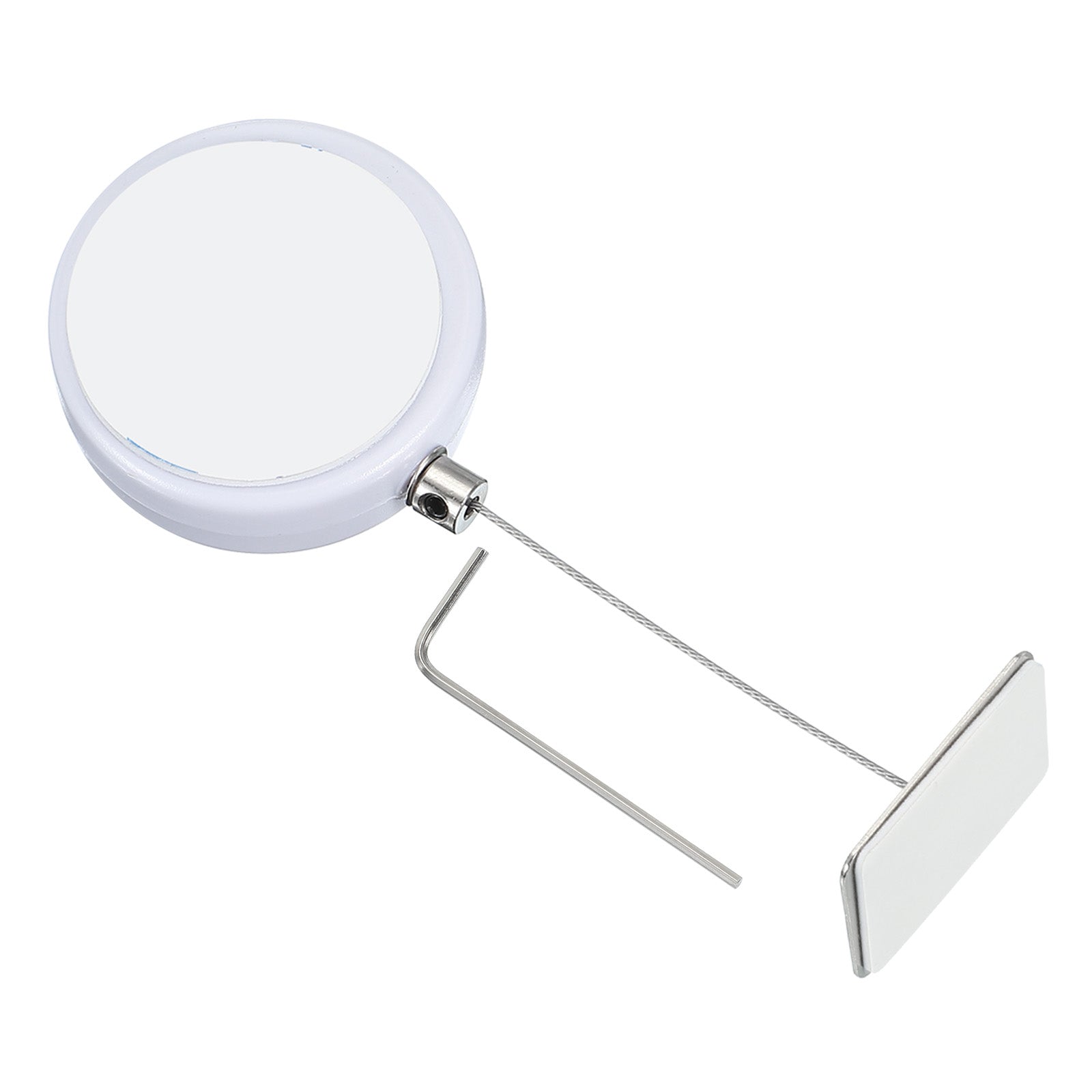 Retractable Remote Control Tether Remote Cable Lock W Iron Cap White ...