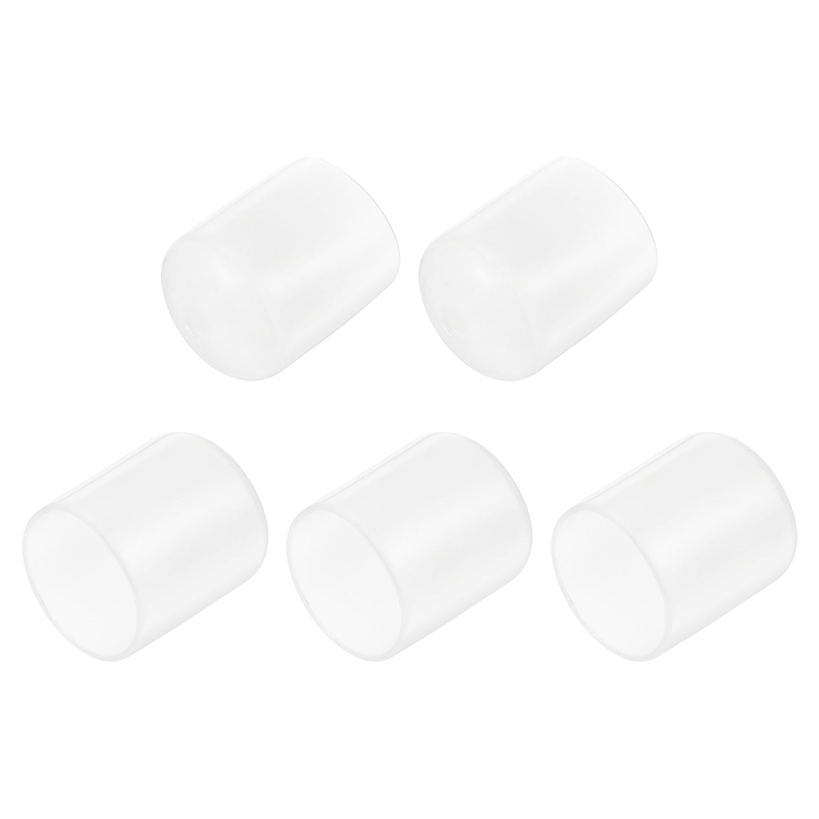 Uxcell 5pcs Rubber End Caps Protective Caps 27mm(1 Inch) ID Vinyl PVC ...