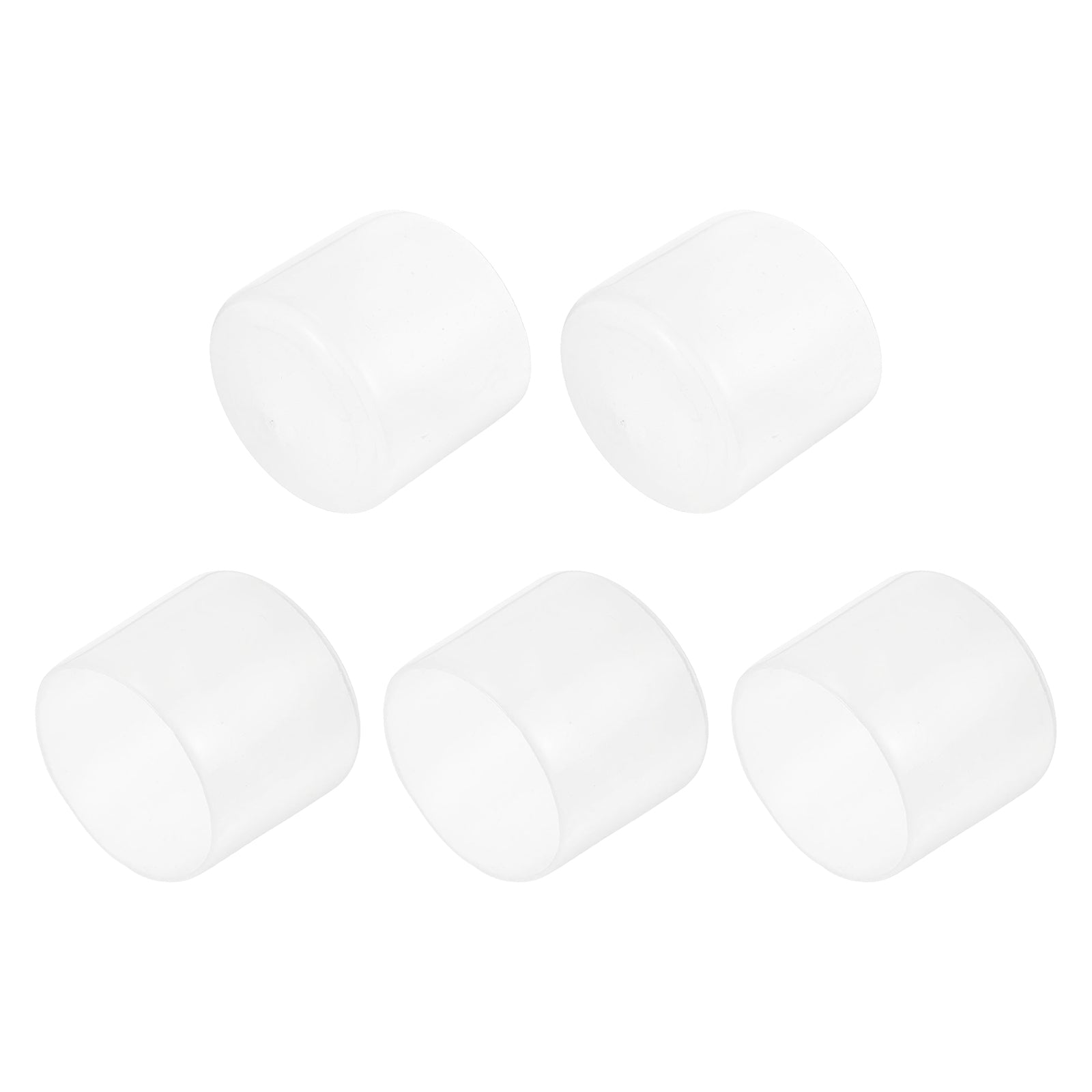 Uxcell 5pcs Rubber End Caps 35mm ID Vinyl PVC Round Tube Bolt Cap Cover ...