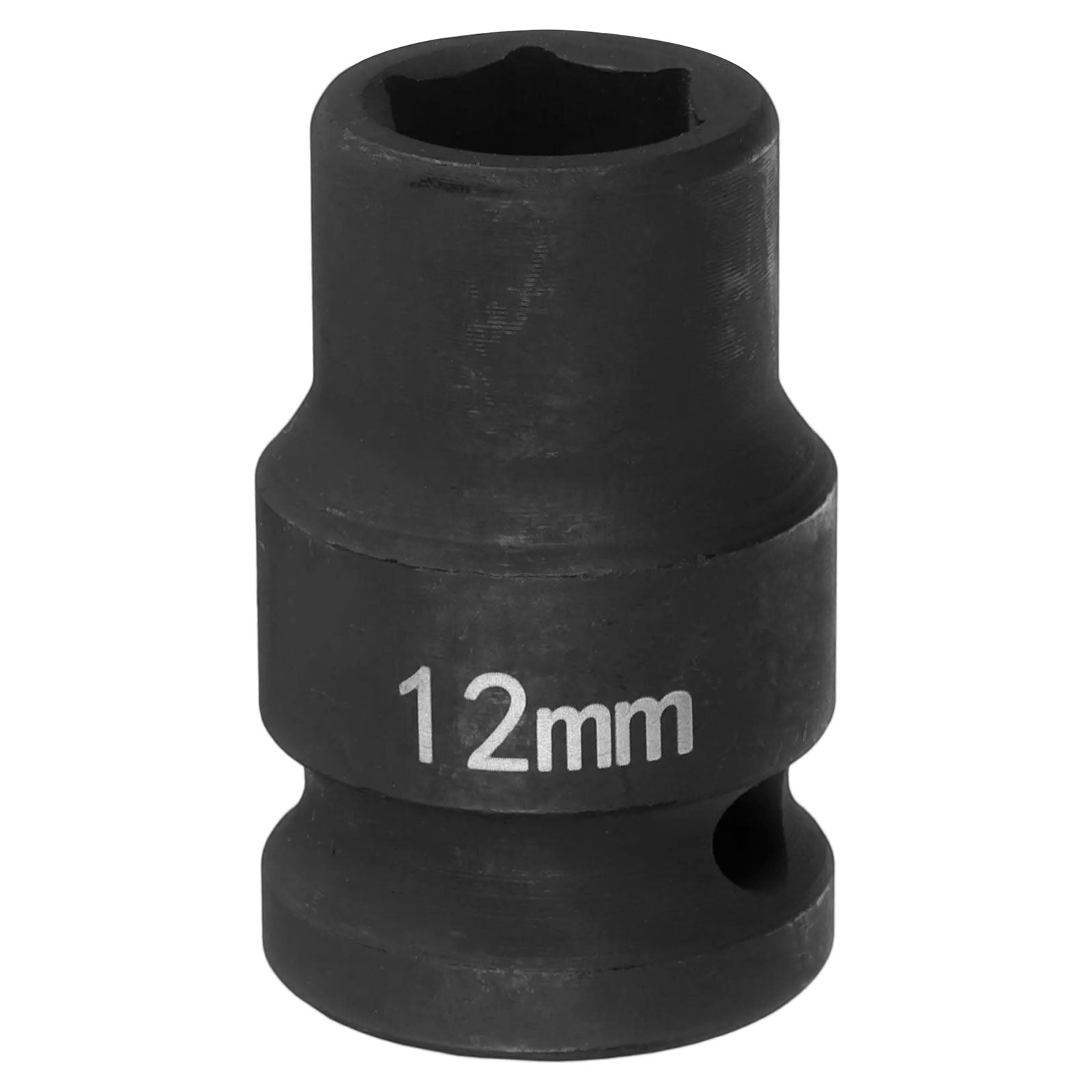 6 Point Impact Socket 12mm Metric Socket 1/2" Square Drive 1.5" (38mm ...