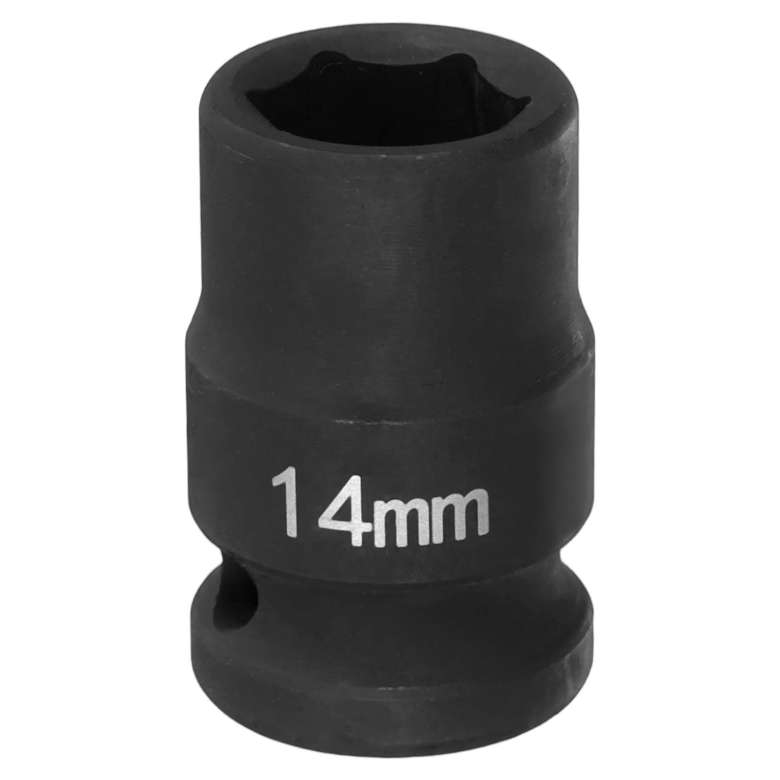 6-Point Impact Socket 14mm Socket 1/2" Drive 1.5" Long Cr-Mo Steel ...