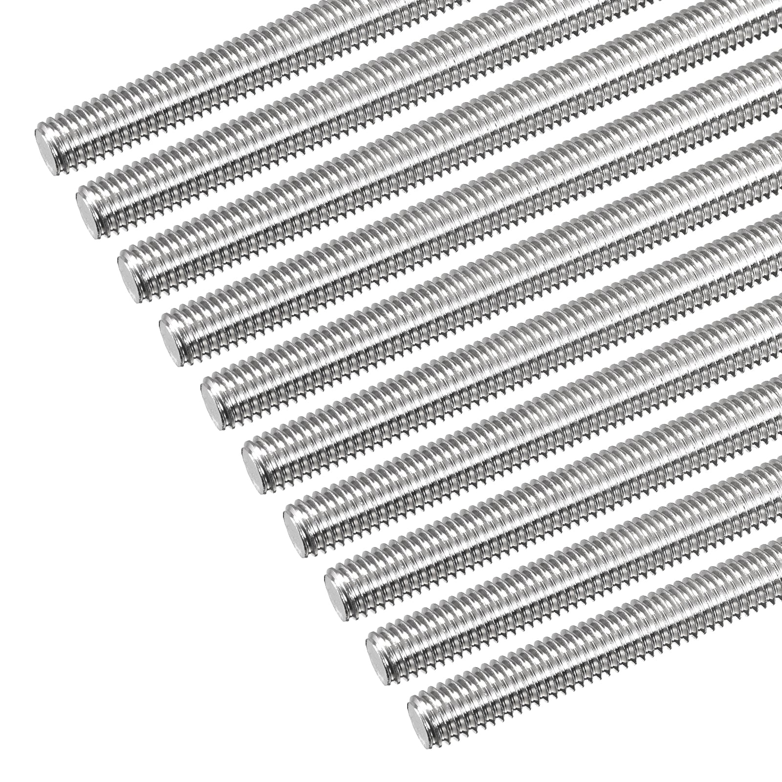 Fully Threaded Rod M8 x 300mm 1.25mm Thread Pitch 304 Stainless Steel ...
