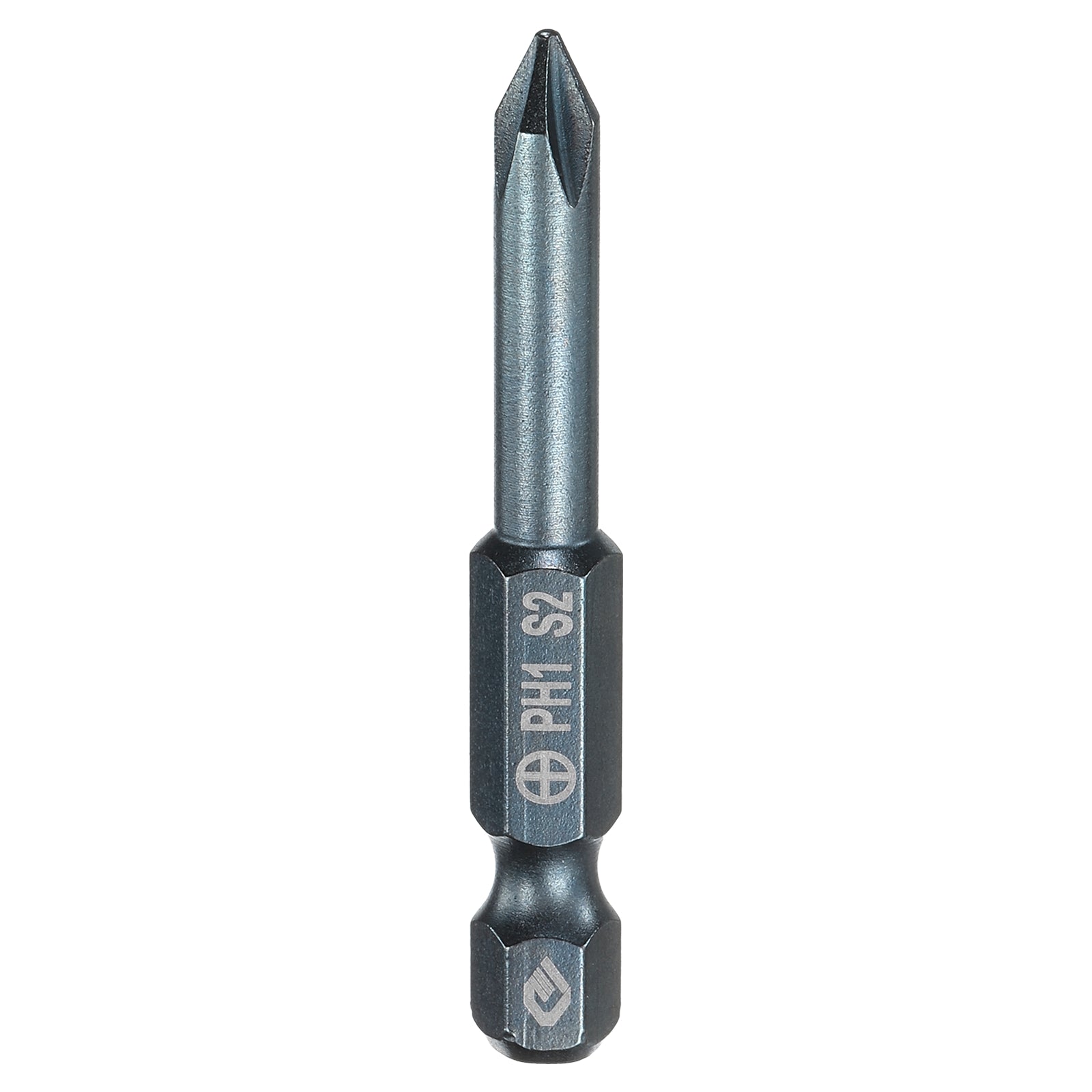 PH1 Phillips Screwdriver Bit 1/4" Shank 2" Long 0.2" Rod Magnetic S2 ...