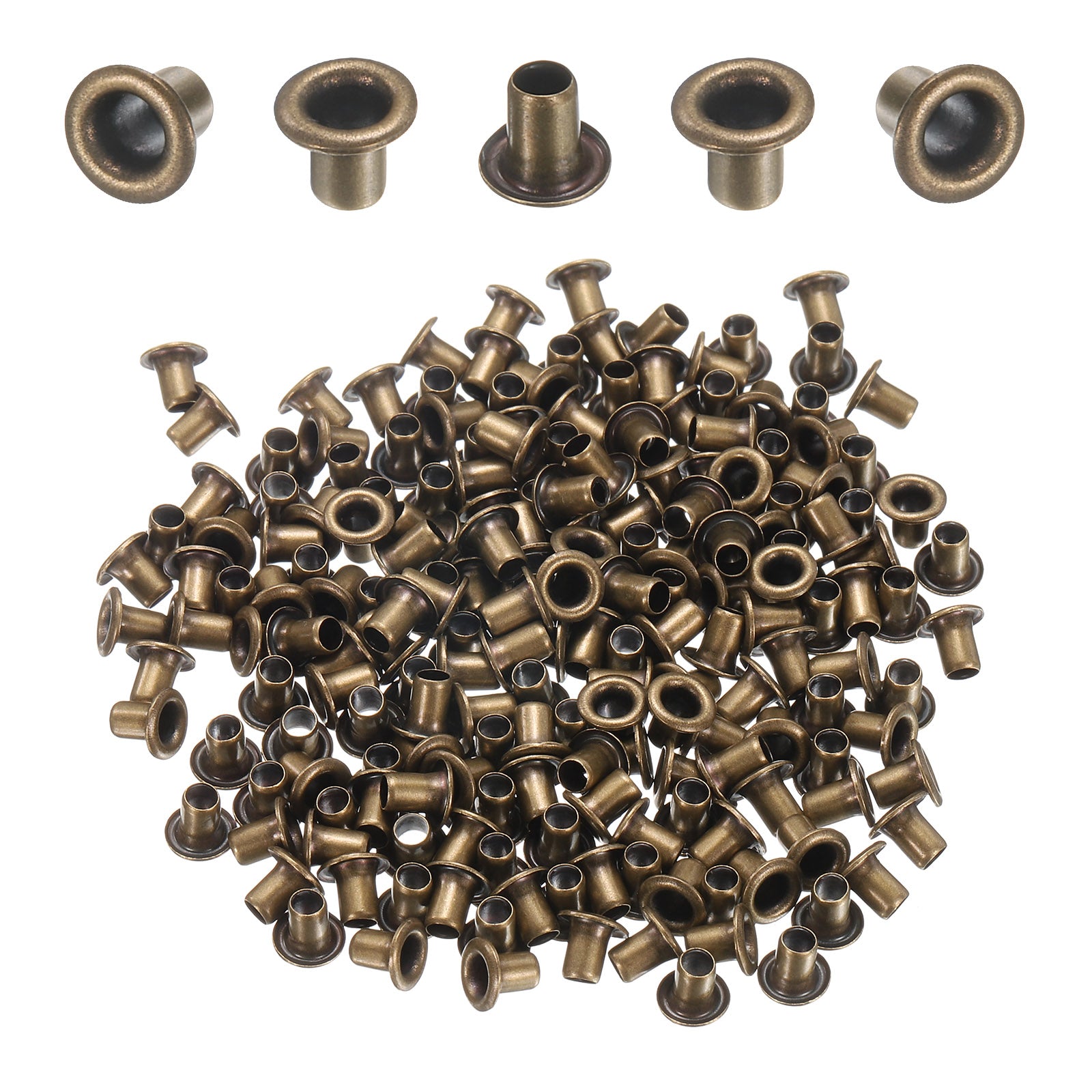 200Pcs Grommets Eyelets 2mm 1/9 Inch Brass Eyelets Kit for Fabric ...