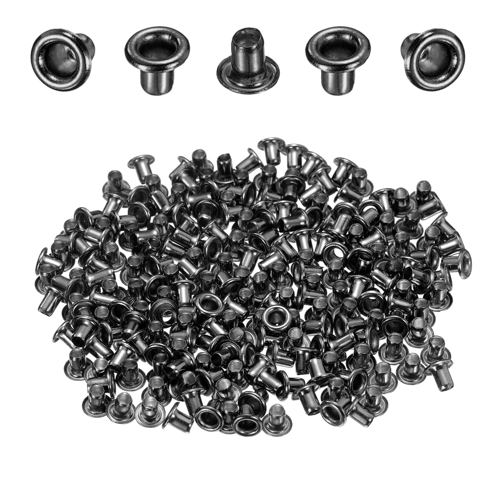 200Pcs Grommets Eyelets 2mm 1/9 Inch Brass Eyelets Kit for Fabric ...