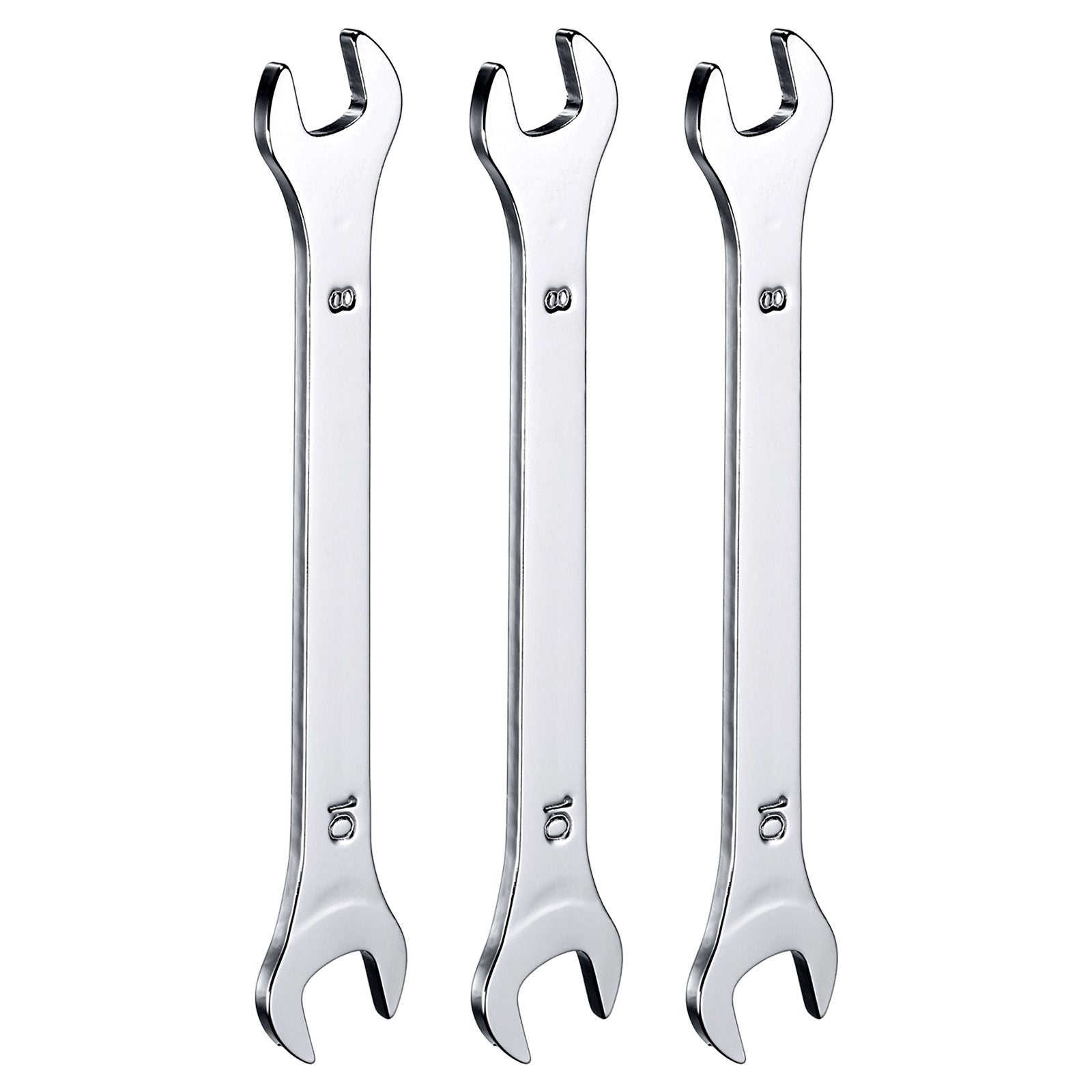 3pcs Double Open End Thin Wrench Set 8×10mm Metric Super Thin Small ...