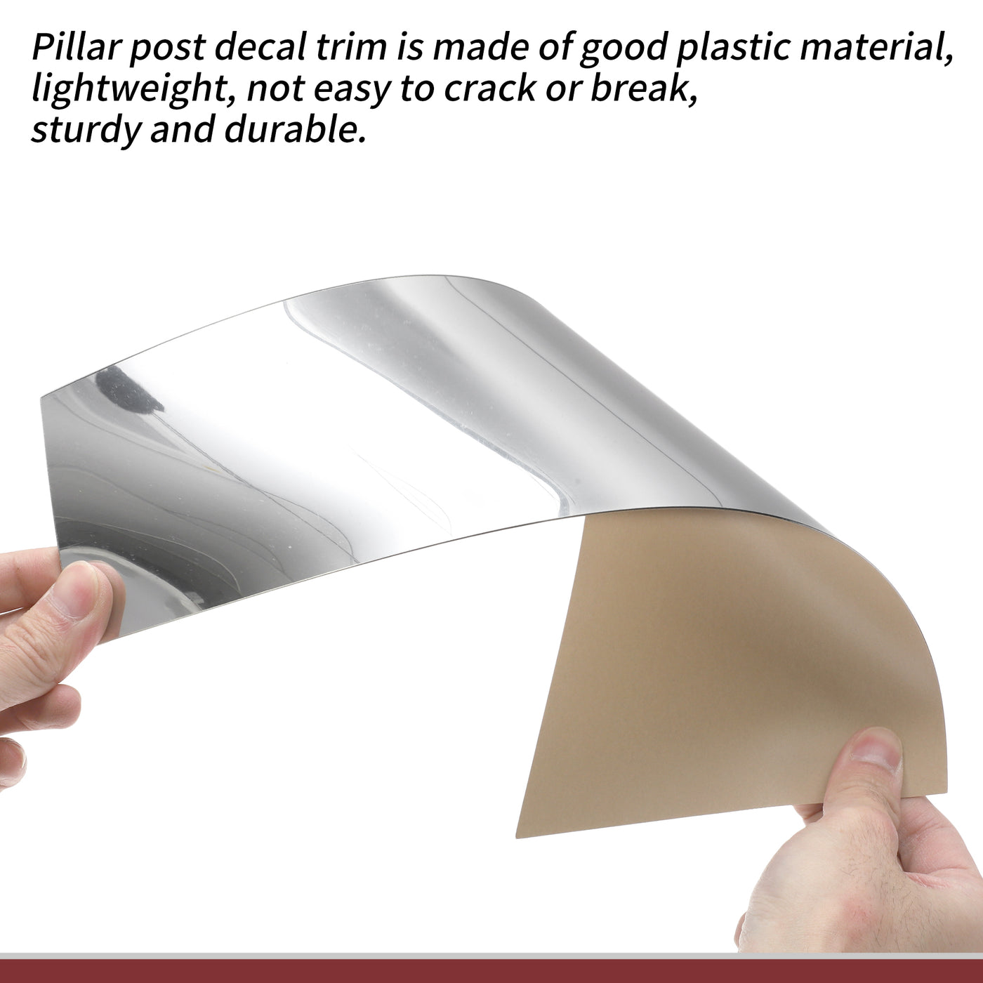 4 Pcs Front Left Right Car Door Pillar Window Trim for Mercedes-Benz ...