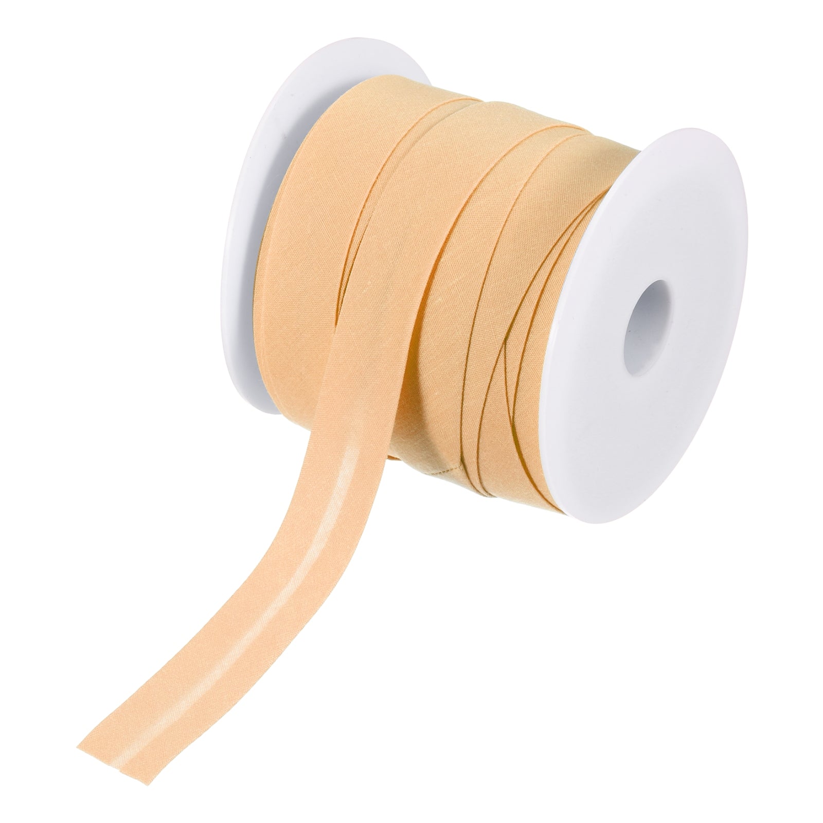 3/4 Inch Single Fold Bias Tape Polyester Roll for Sewing(Light Orange ...