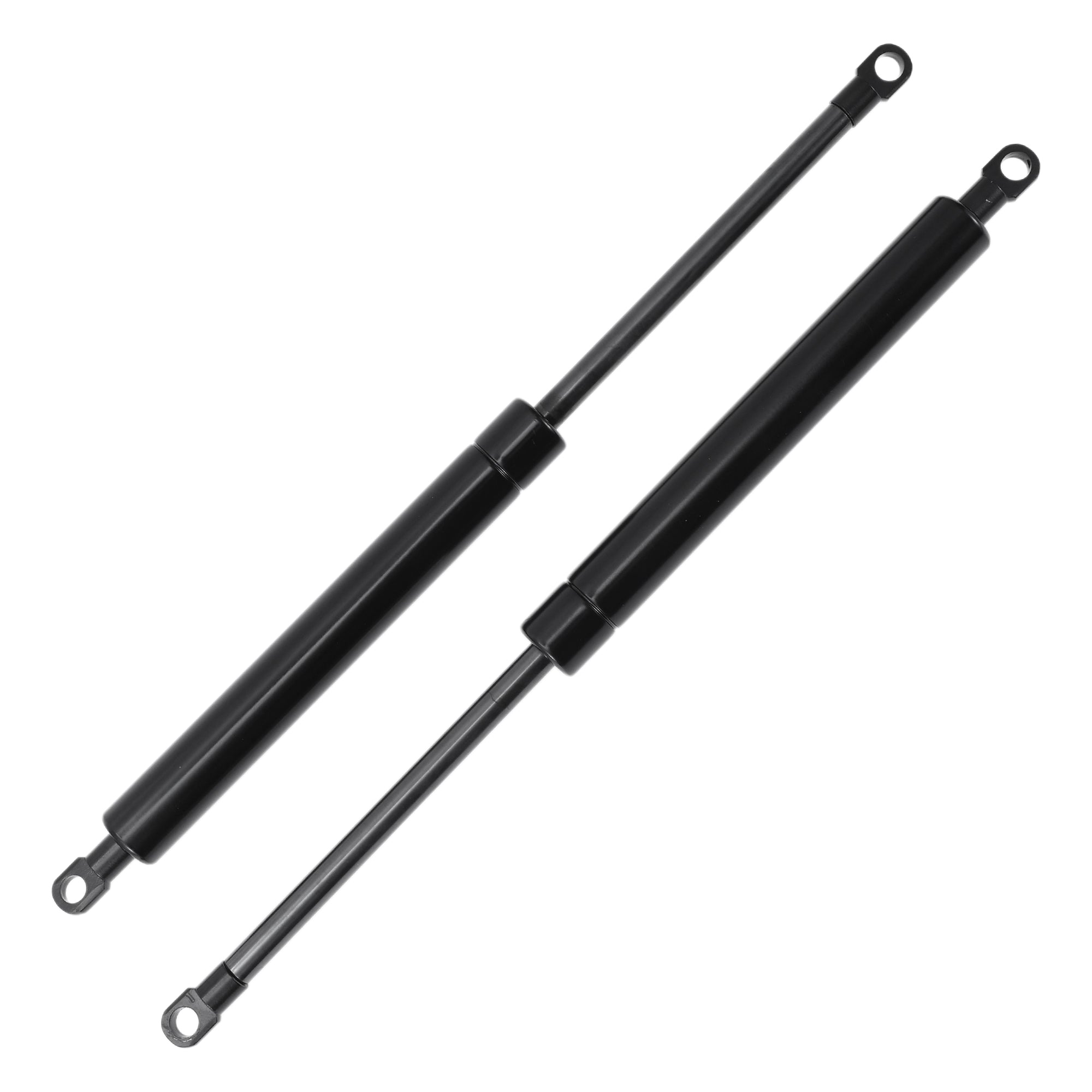 13.78" Gas Struts 600N Gas Springs Black Carbon Steel 2 Pcs | Harfington