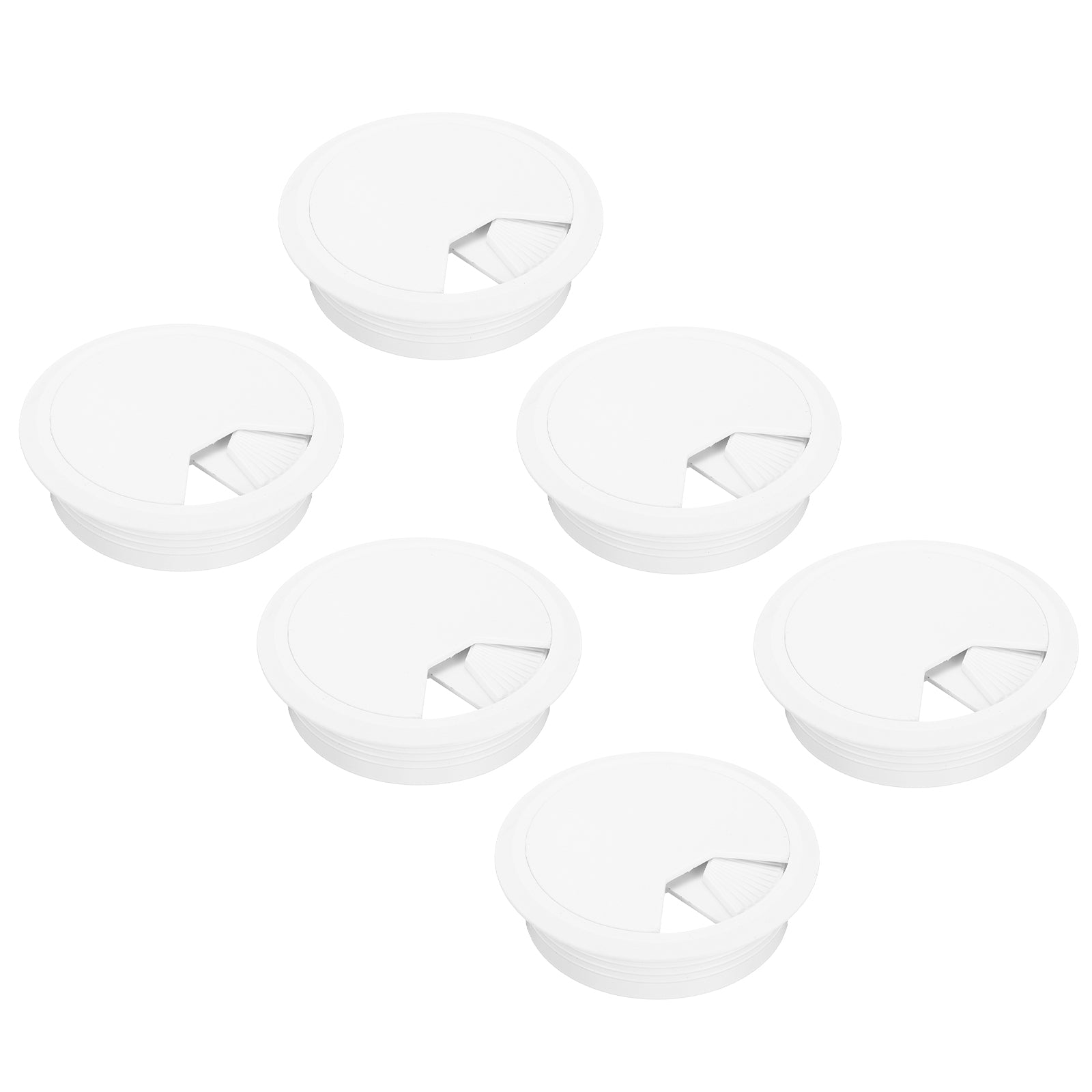 6 Pcs Desk Grommet 3 Inch(80mm), Round Desk Cord Hole Cover Wire Cable ...