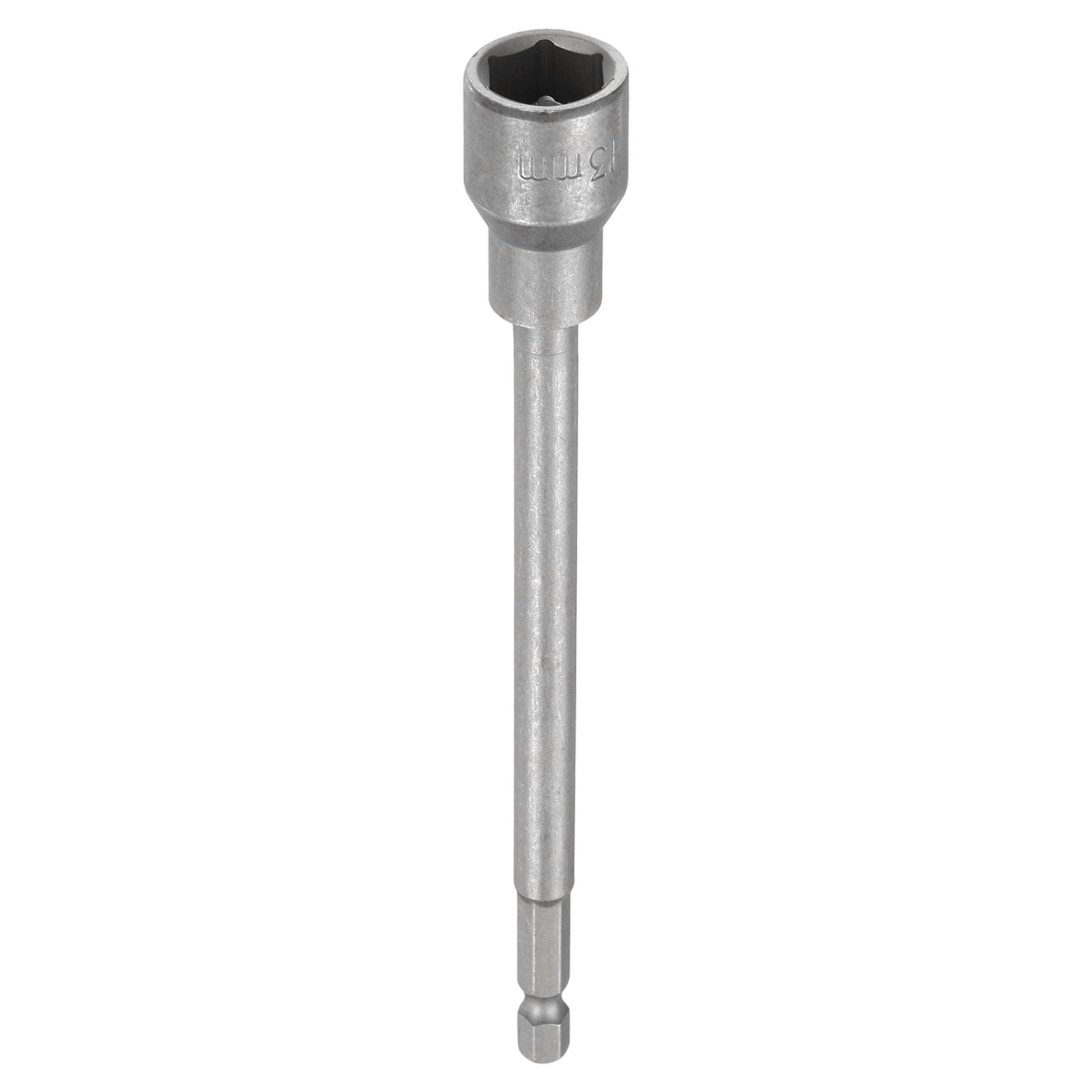 Nut Driver Drill Bit 13mm Socket 1/4" Hex Shank 6" Extra Long Magnetic ...