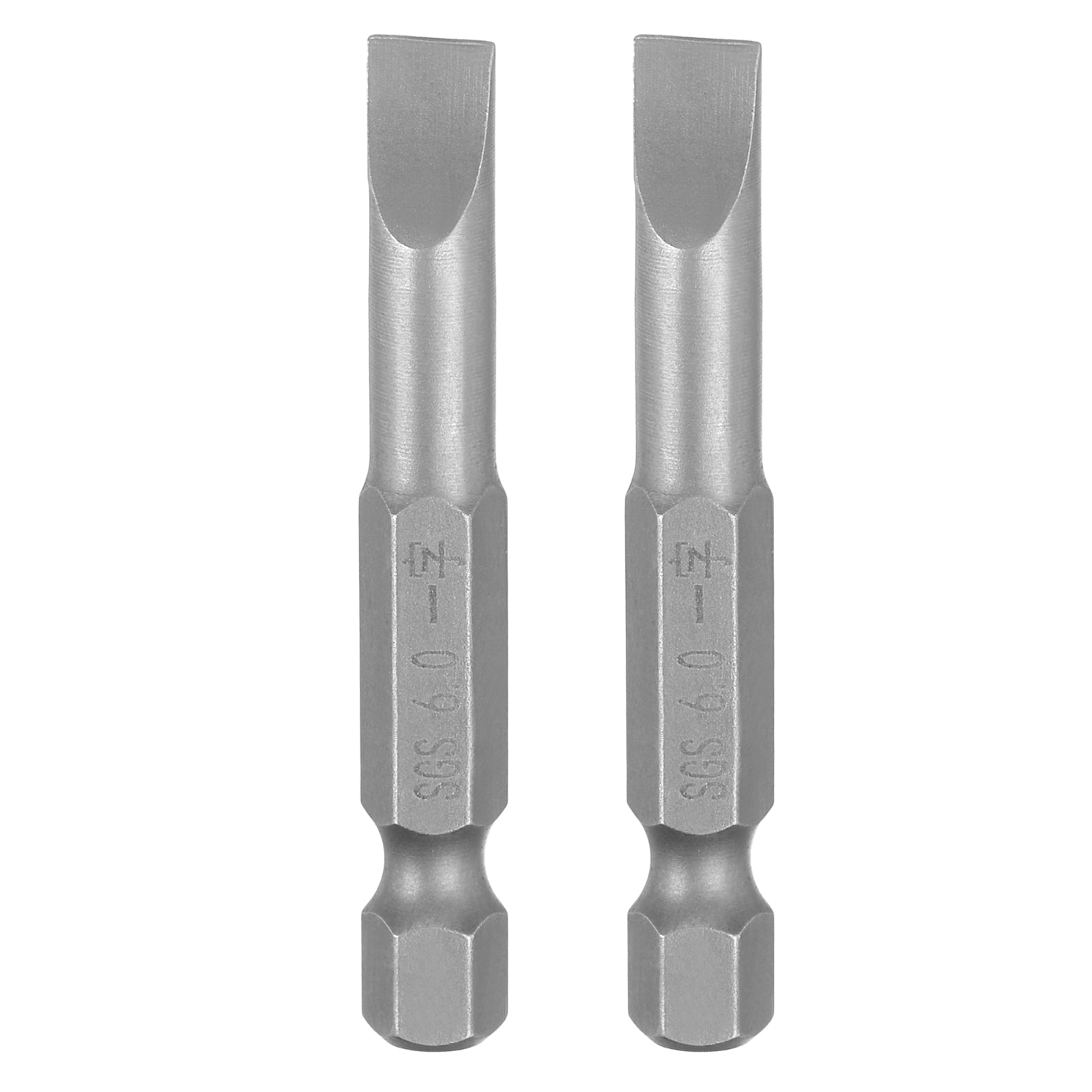 2pcs SL6.0 Slotted Screwdriver Bits 2" Long Magnetic Head Screw Driver ...