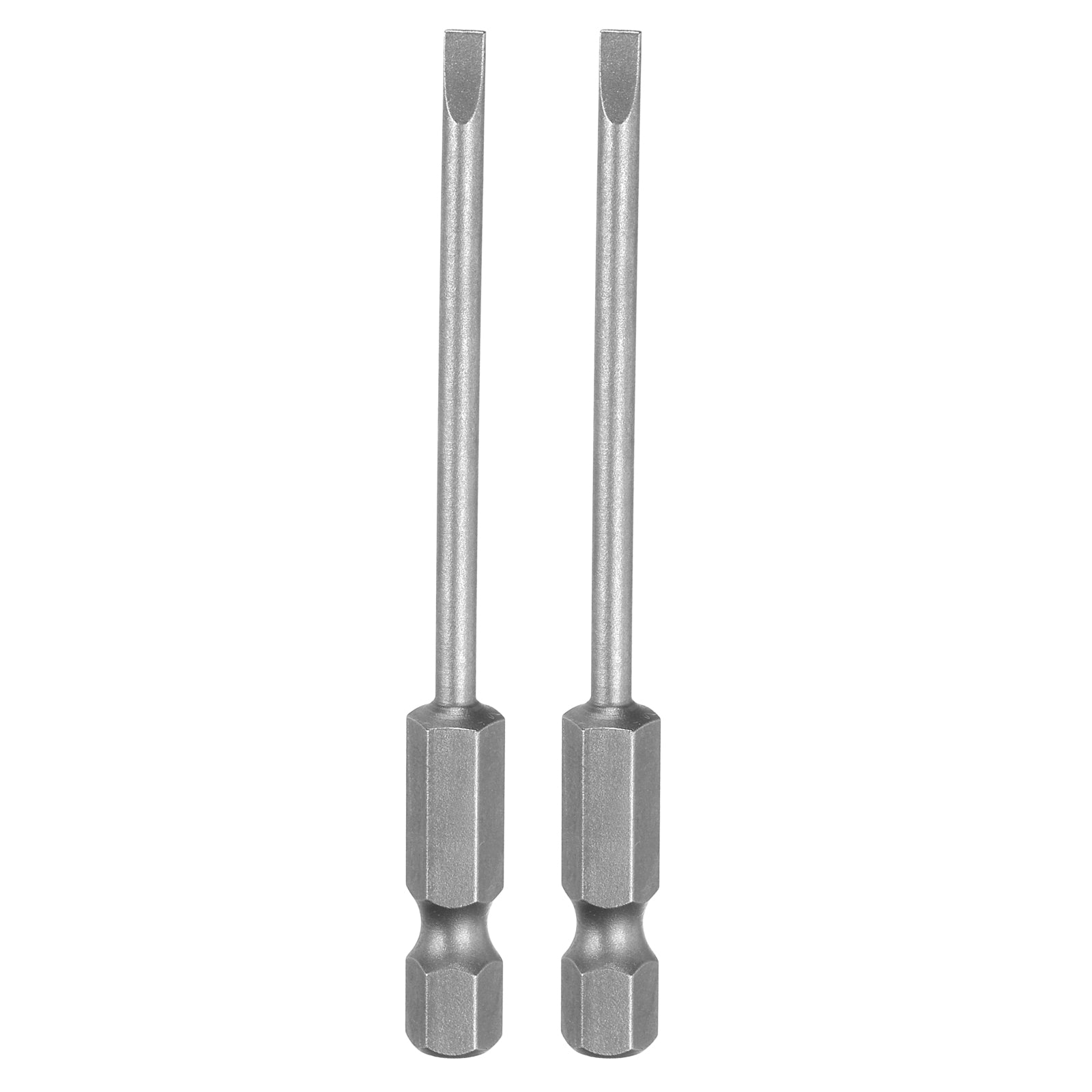 2pcs SL3.0 Slotted Screwdriver Bits 3" Long Magnetic Head Screw Driver ...