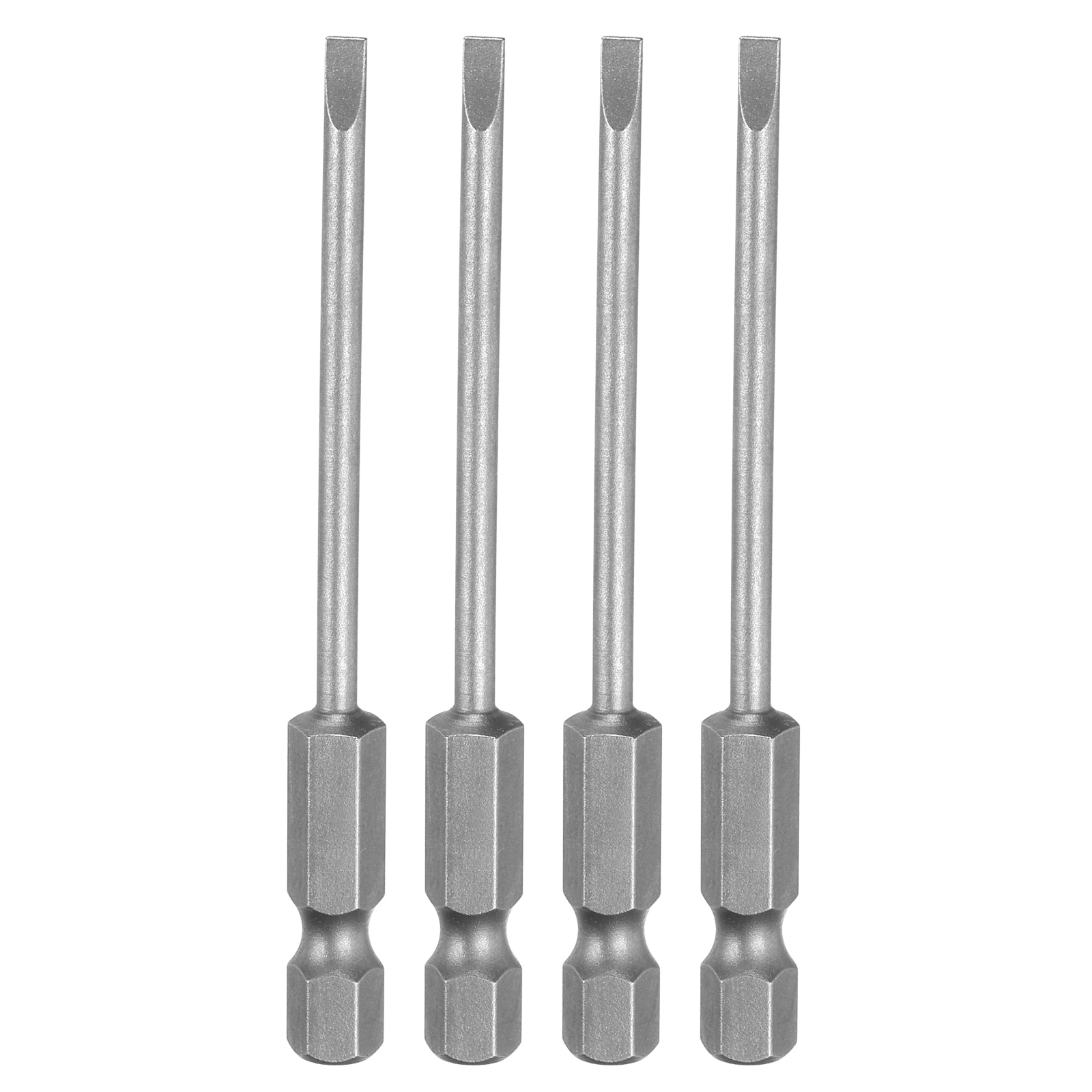 4pcs SL3.0 Slotted Screwdriver Bits 3" Long Magnetic Head Screw Driver ...