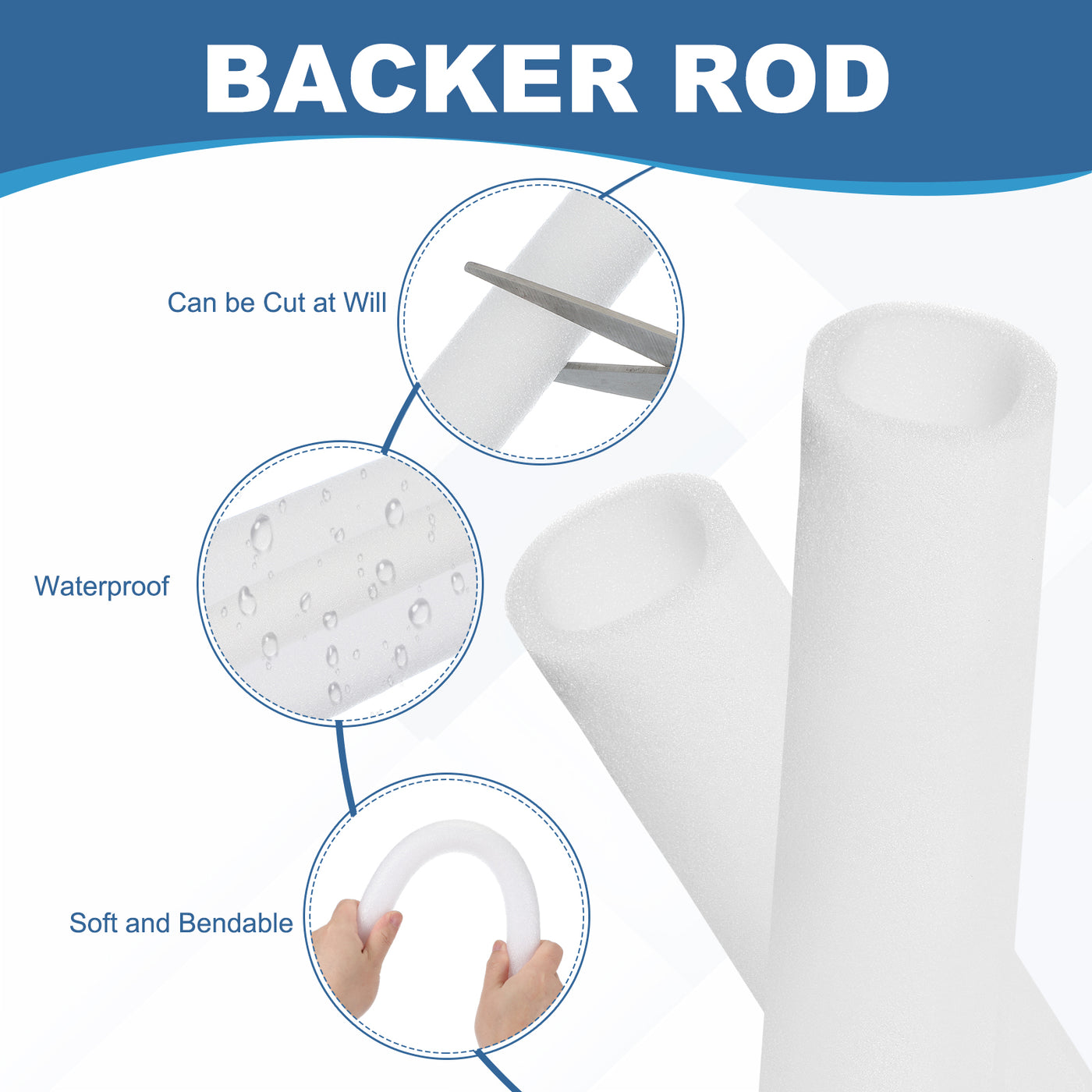 Pipe Insulation Foam Tube, Heat Preservation Foam Pipe Outdoor Wrap ...