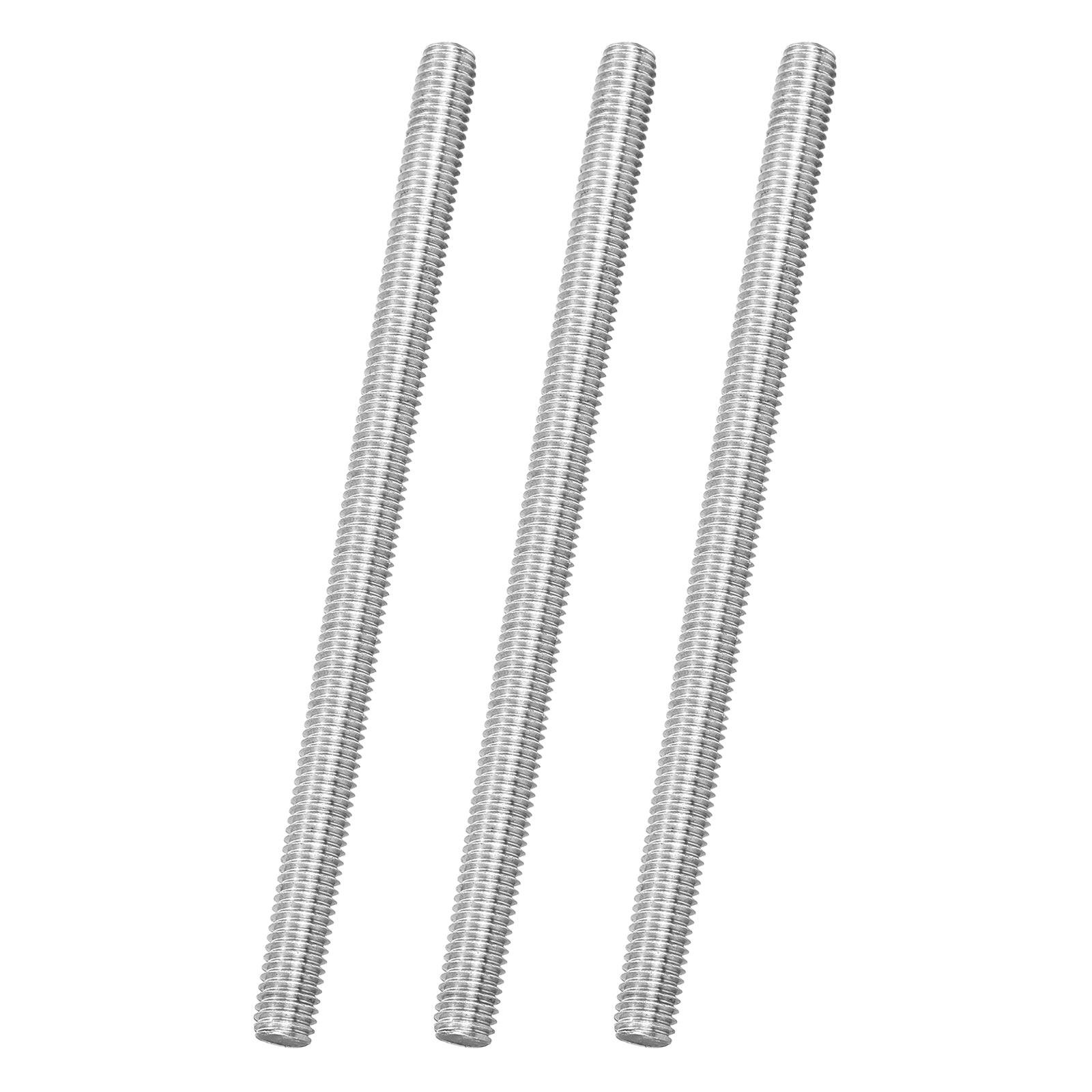 3Pack M8x130mm 316 Stainless Steel Fully All Threaded Rod Studs, 1.25mm ...