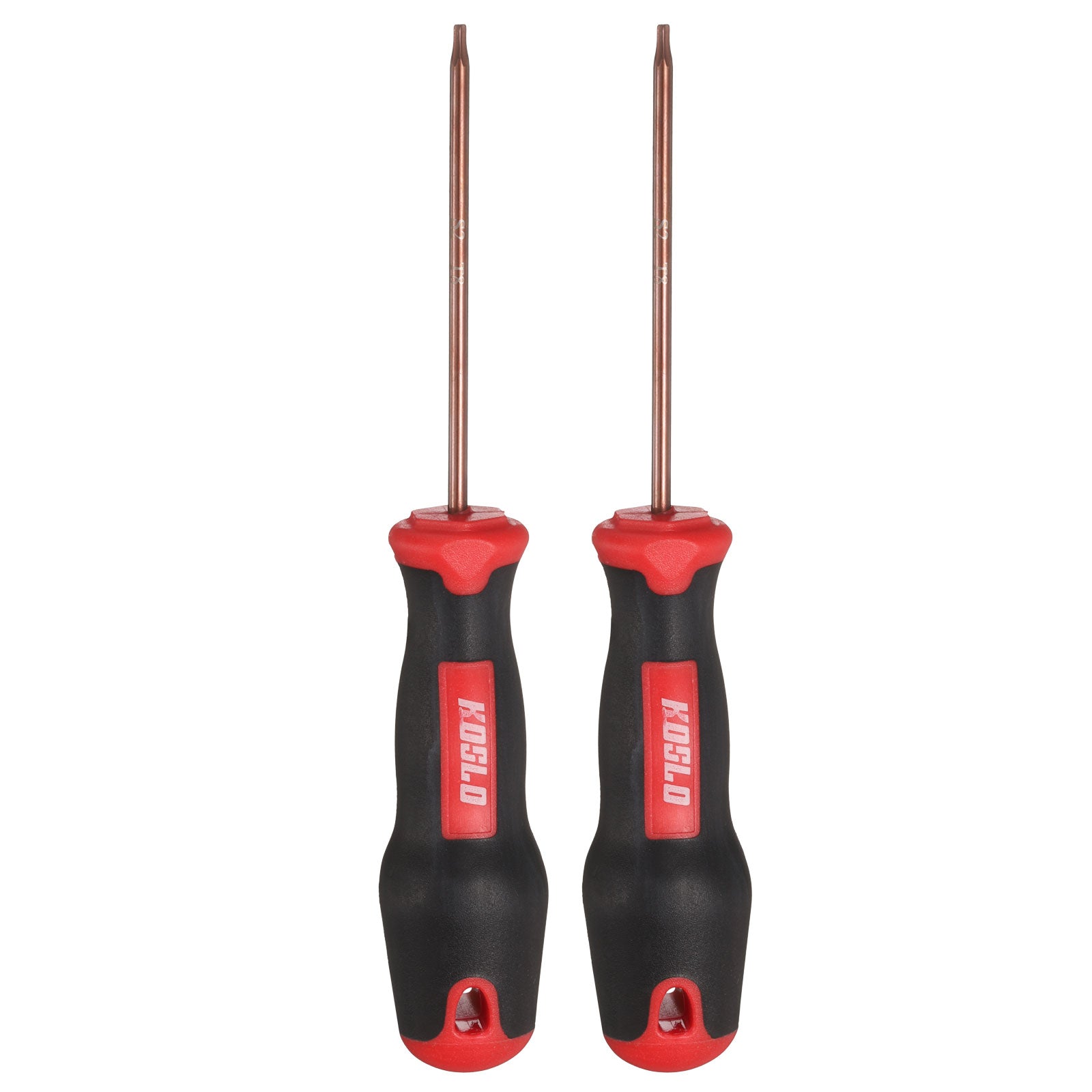 2pcs T8 Torx Screwdriver 6.3" Magnetic Screwdrivers 3.35" Heat-Treated ...