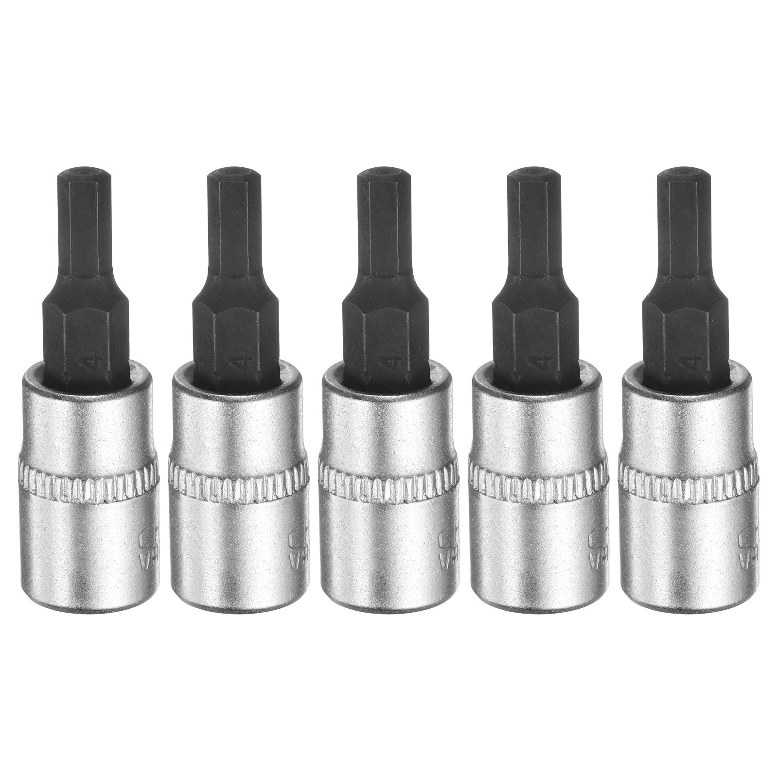 5pcs H4 Hex Bit Socket 1/4" Square Drive Metric Extension Impact Bit ...